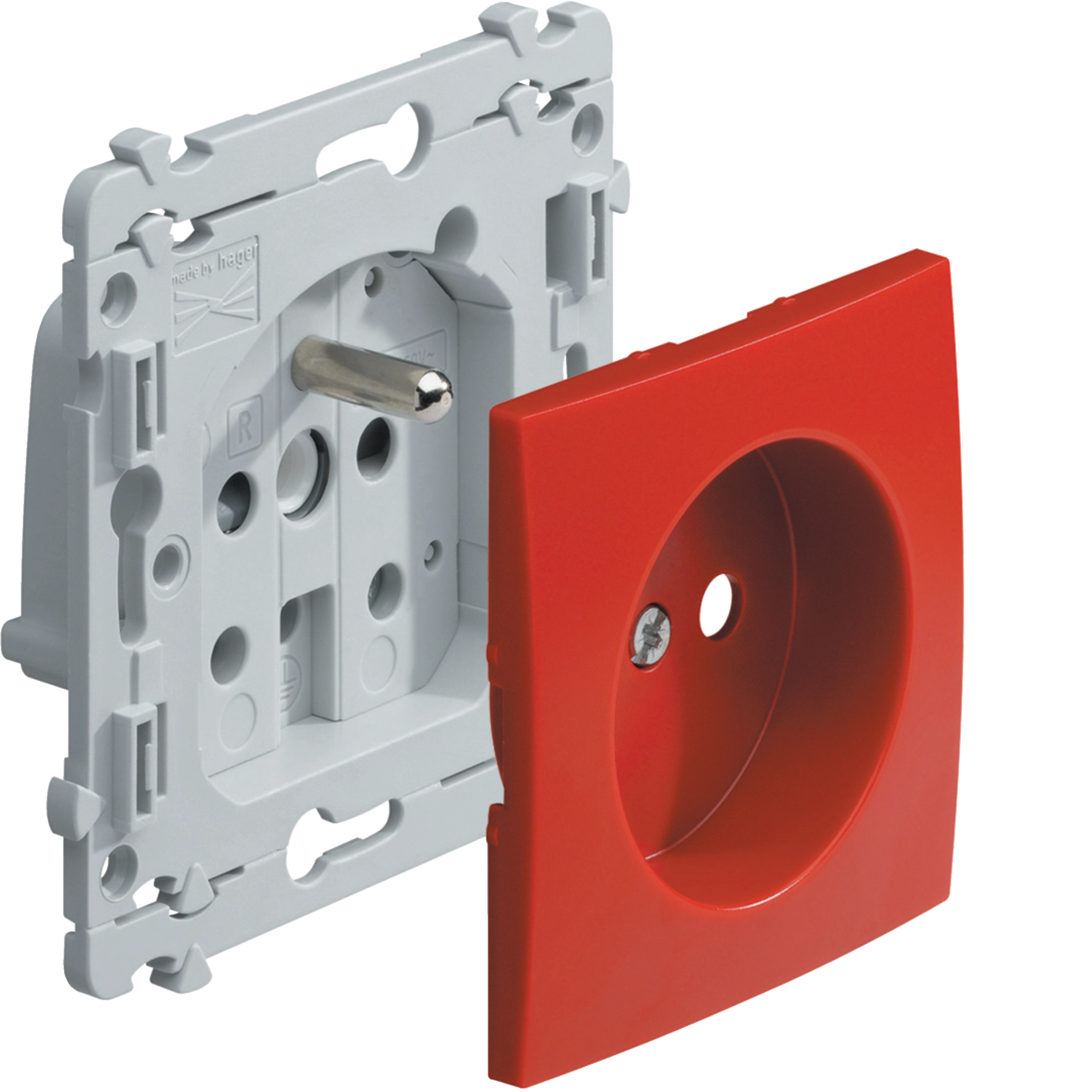 Prise 2P+T Kallysta détromp à vis +Enjo • WK106 | Hager