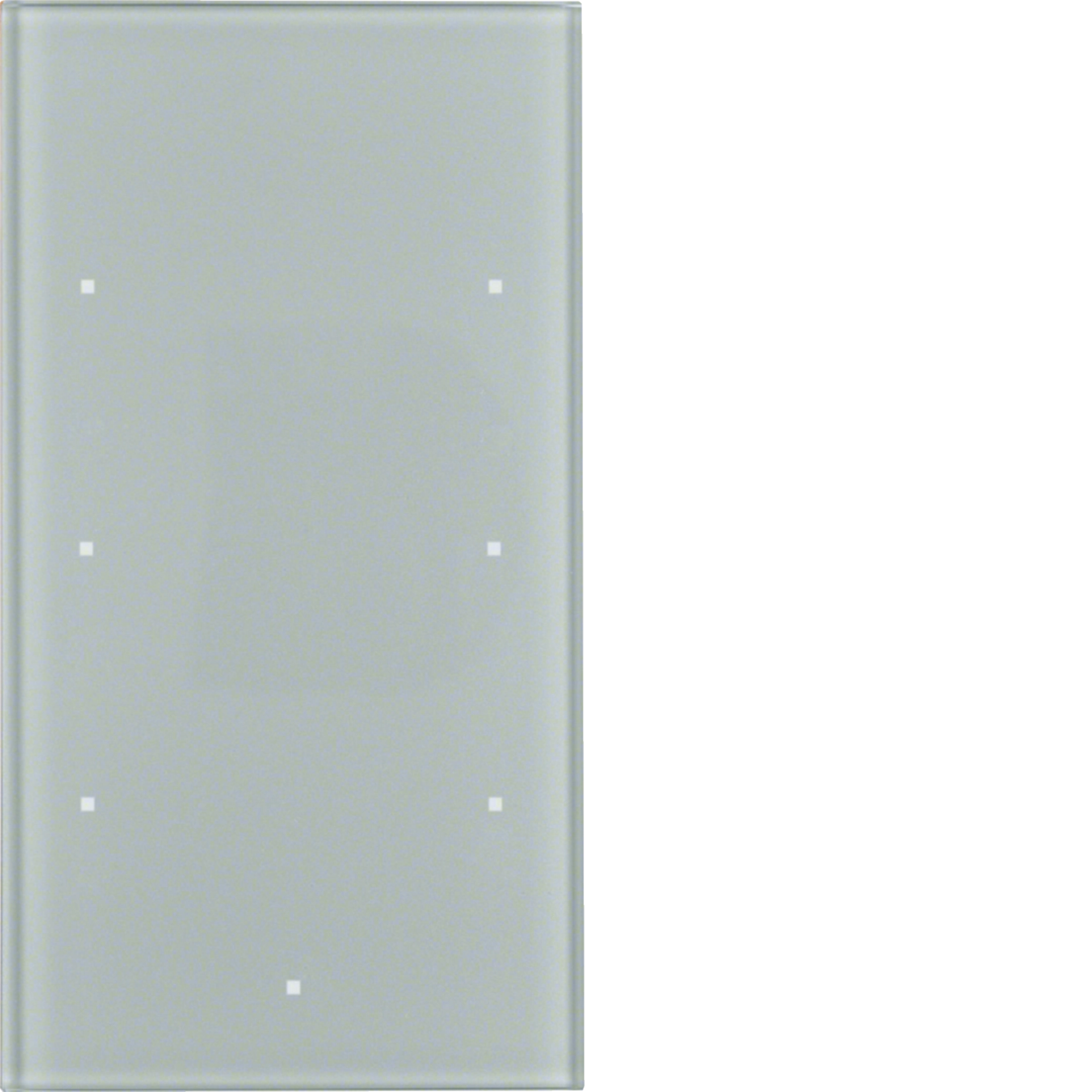 TS Sensor, Glass 3-Gang, Aluminium • 168307 | Hager