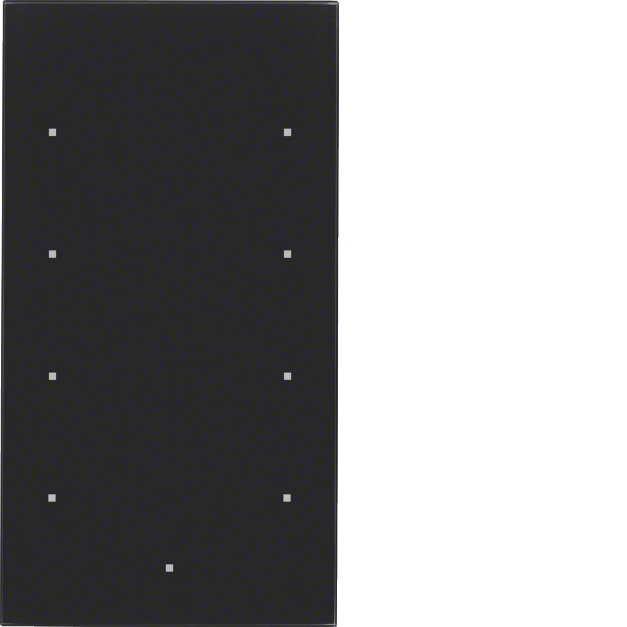 TS Sensor, Glass 4-Gang, Black • 168405 | Hager