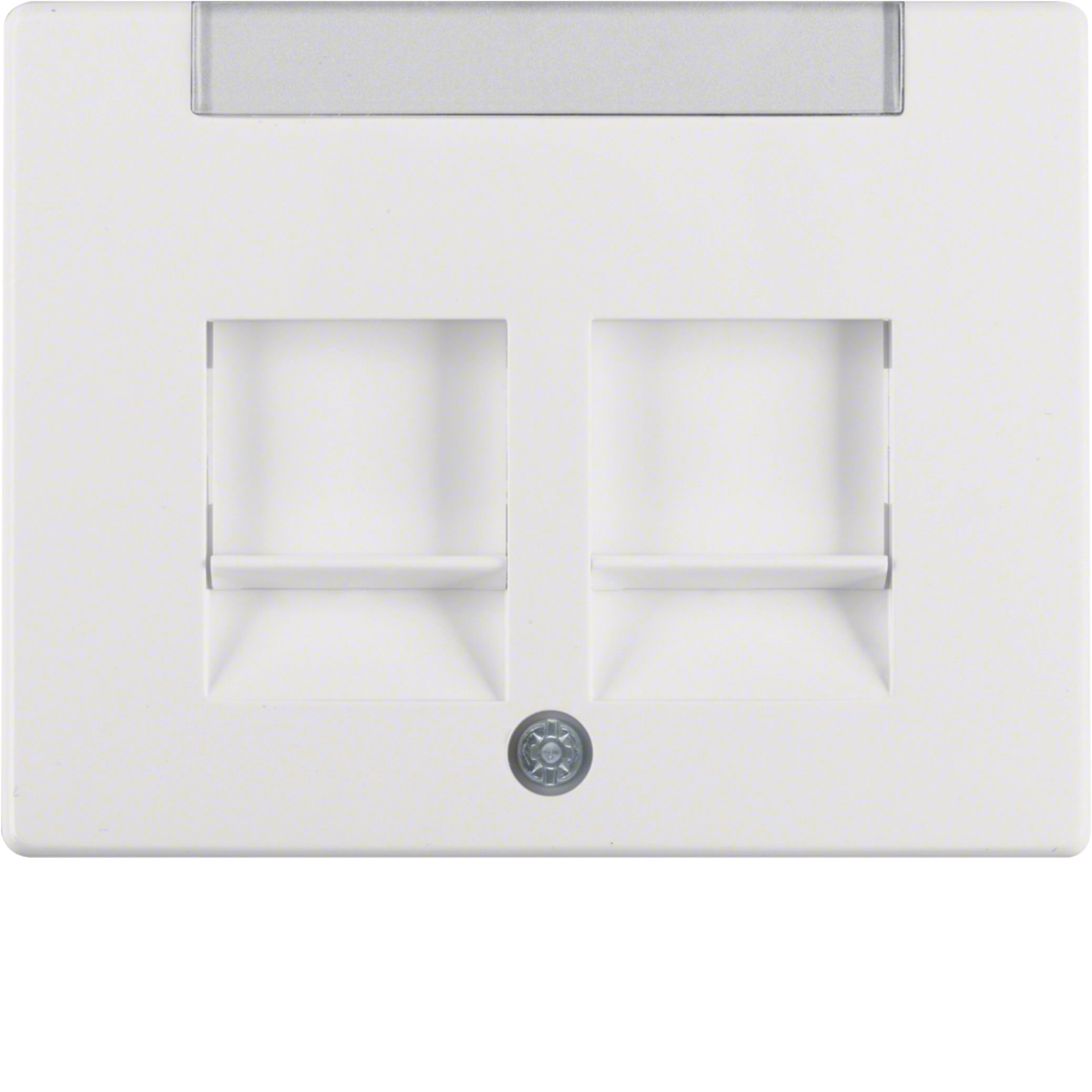 C/plate w/dust protec. 2g slider-Ars PW • 11820069 | Hager