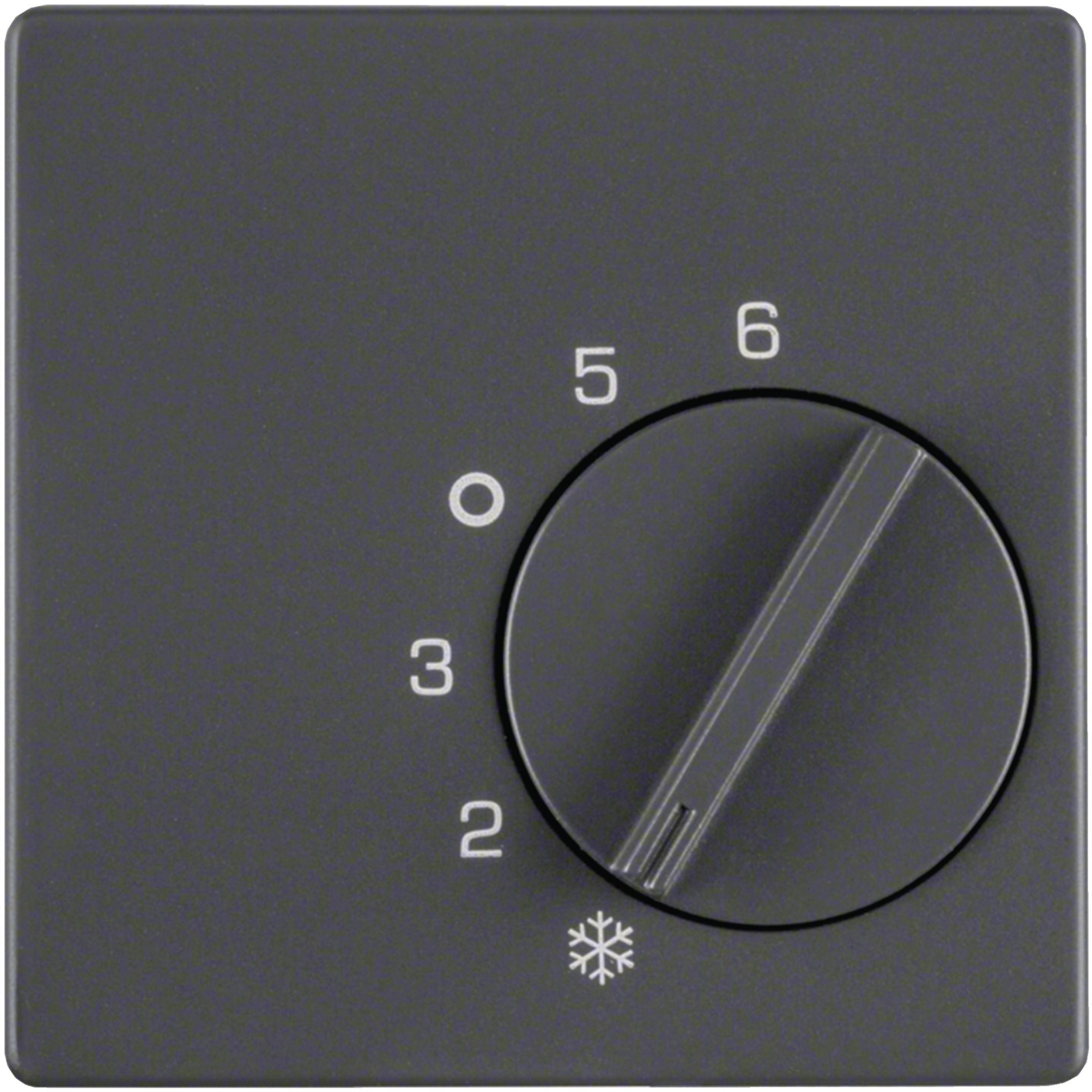 Centr.stuk therm.regelknop, Q antraciet • 16706086 | Hager