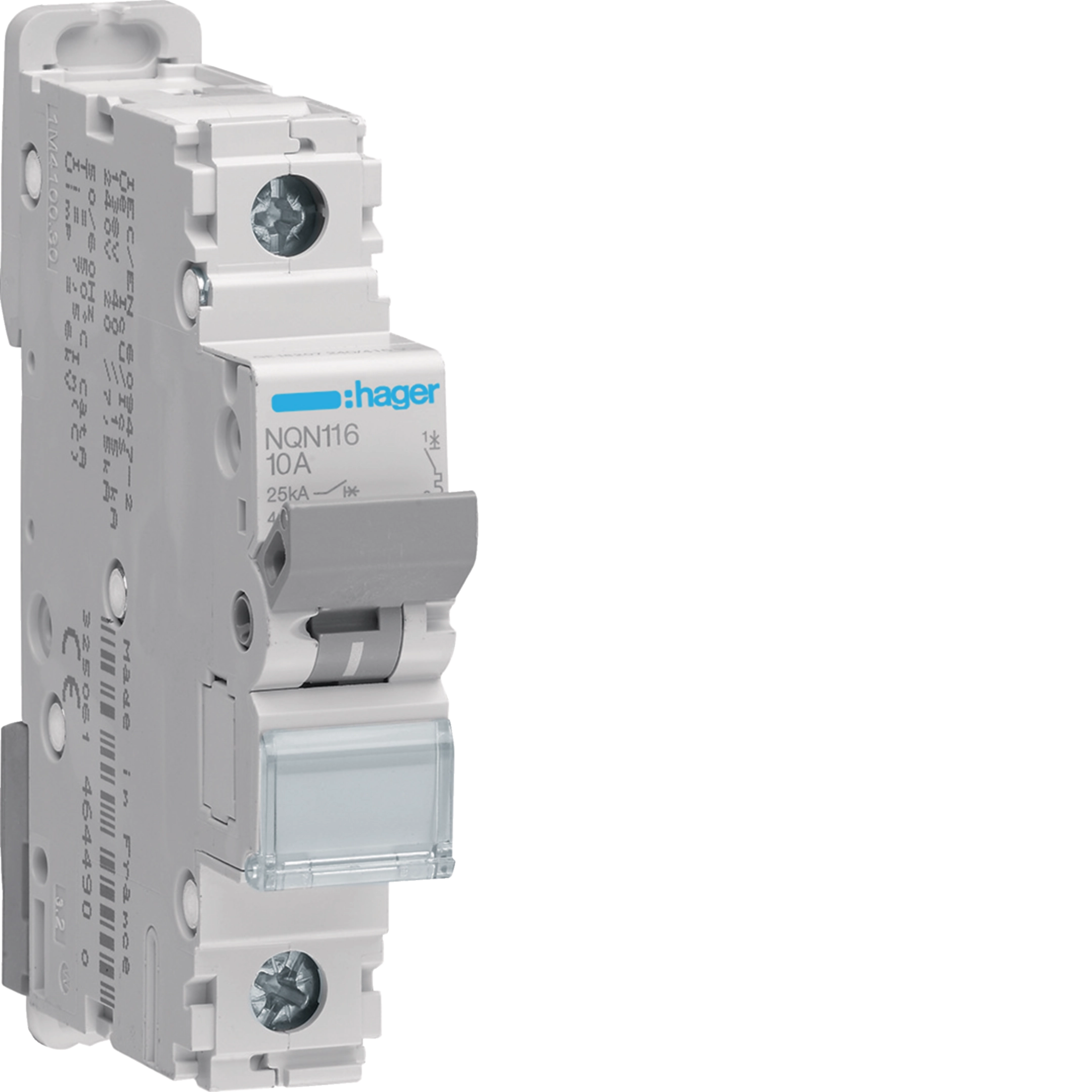 MCB 1P 25kA B-16A 1M • NQN116 | Hager