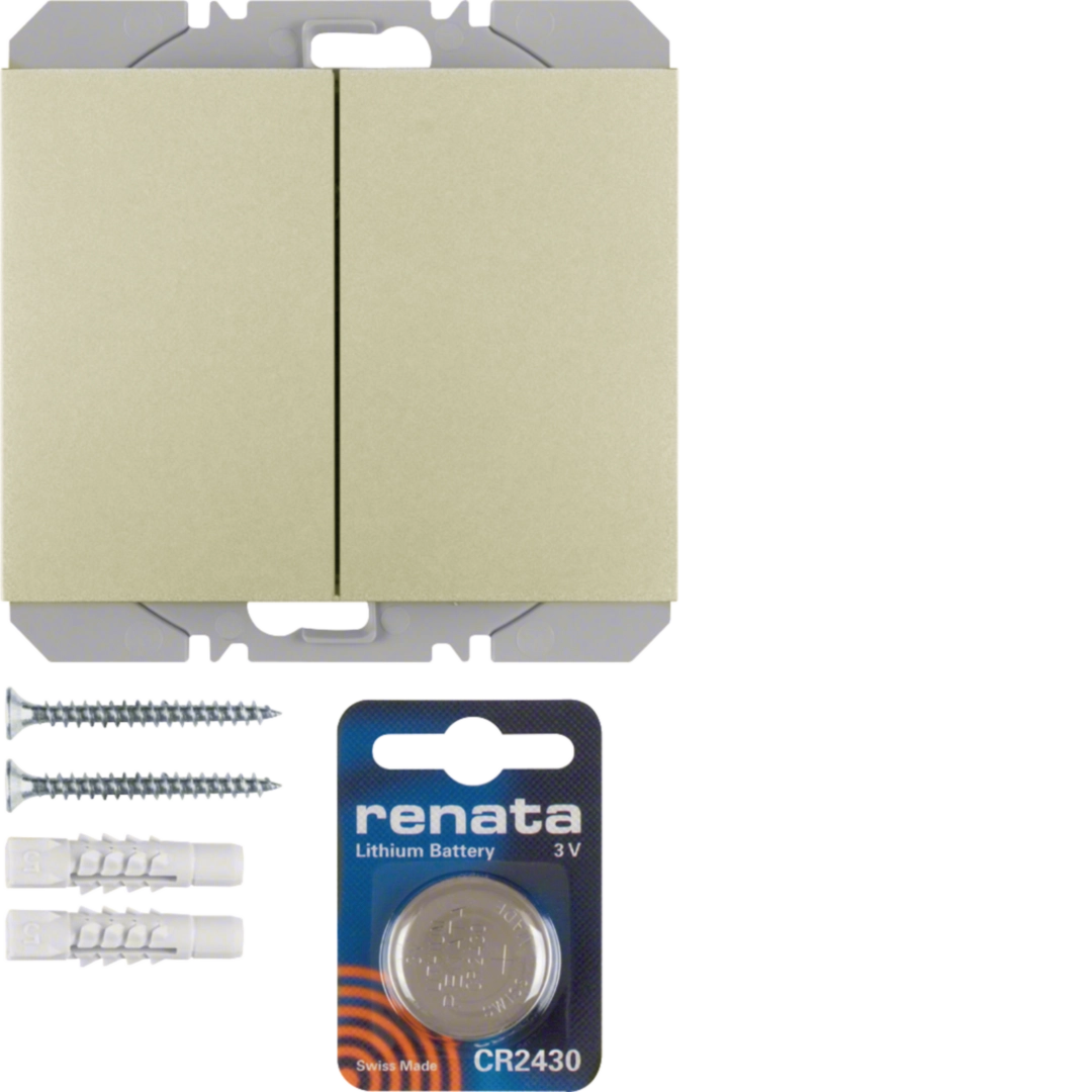 KNX-Funk Wandsender 2f flach quicklink • 85656271 | Hager