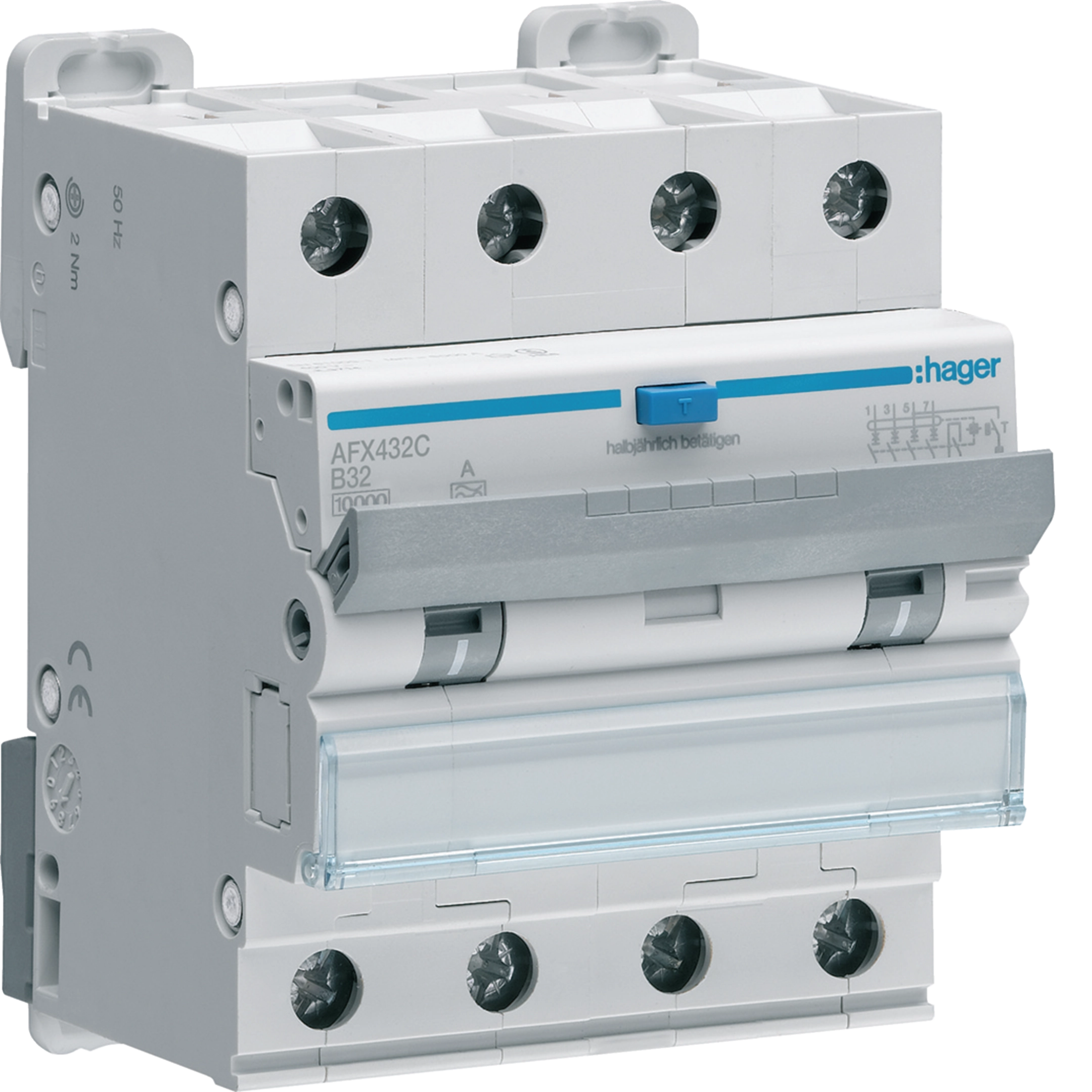 Disj. dif. 4P 32A B 300mA tipo A 4M • AFX432C | Hager