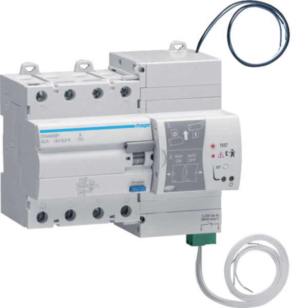 ΡΕΛΕ ΔΙΑΡΡΟΗΣ A 300mA 4X63A RESTART PRO • CFA463SP | Hager