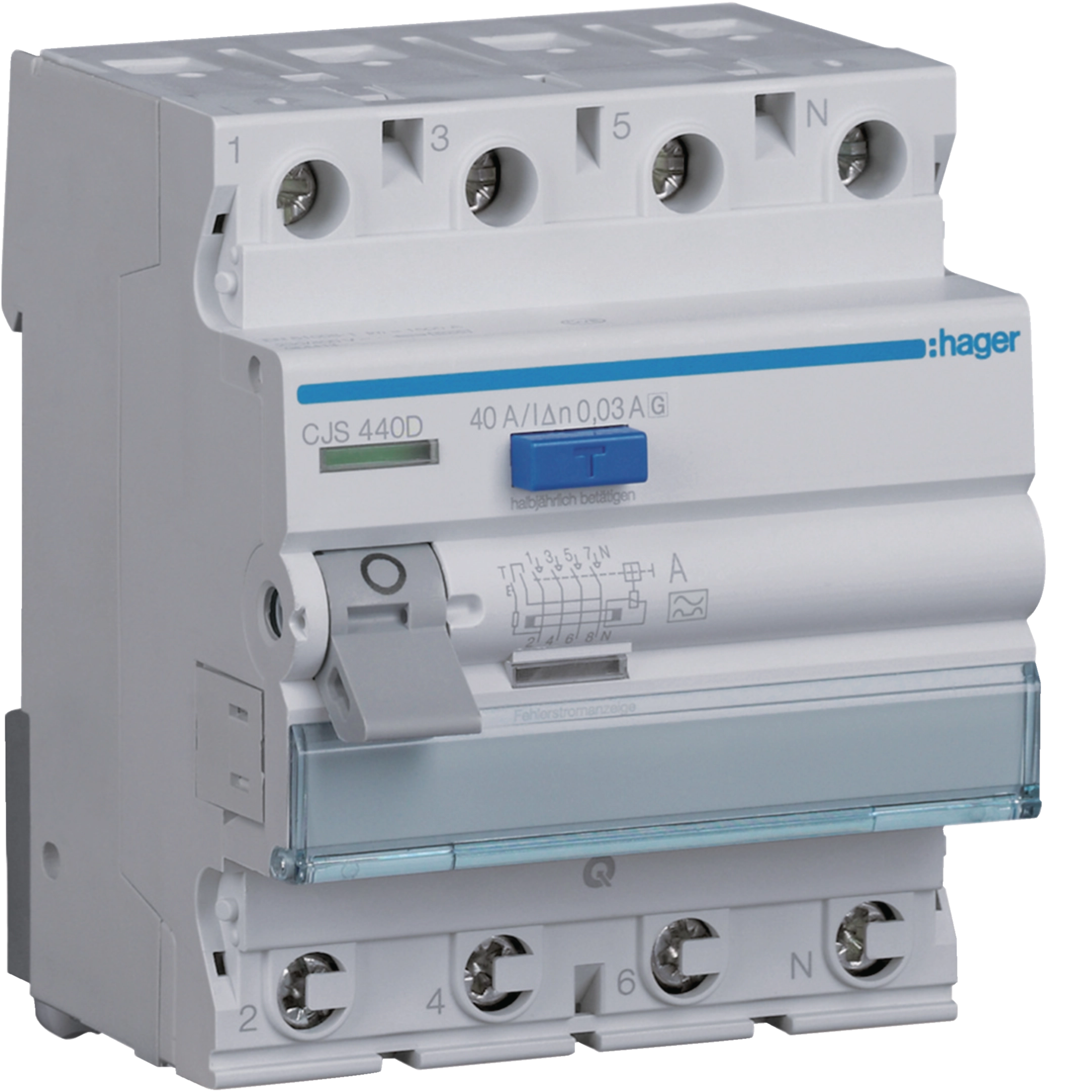 FI-Schalter 4P 6kA 40A 30mA Typ G/A-VS • CJS440D | Hager