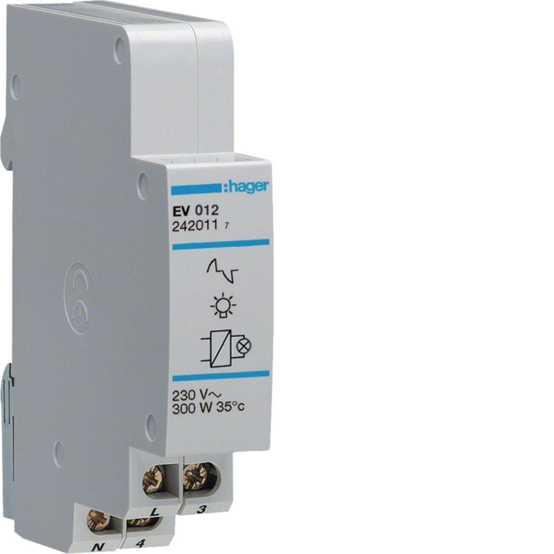 Ferndimmer,300W,Phasenabschnitt • EV012 | Hager