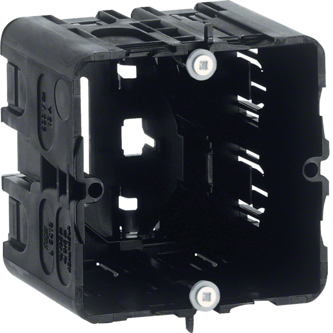 Geräteeinbaudose 1f,Flächpr.>80,BRN,schw • G2720 | Hager