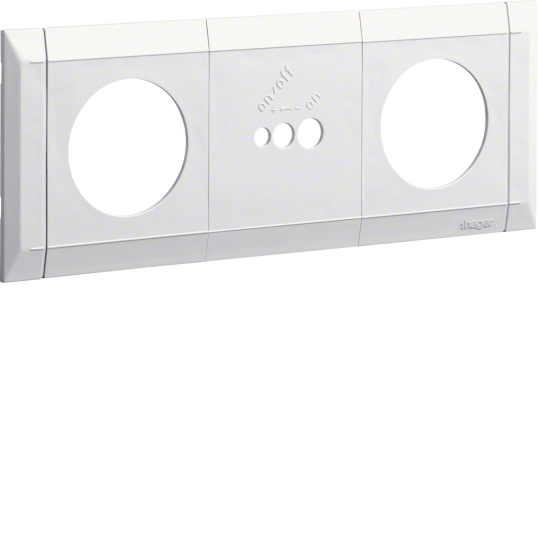 Blende STD Master/Slave PVC OT 80mm rw • G36069010 | Hager