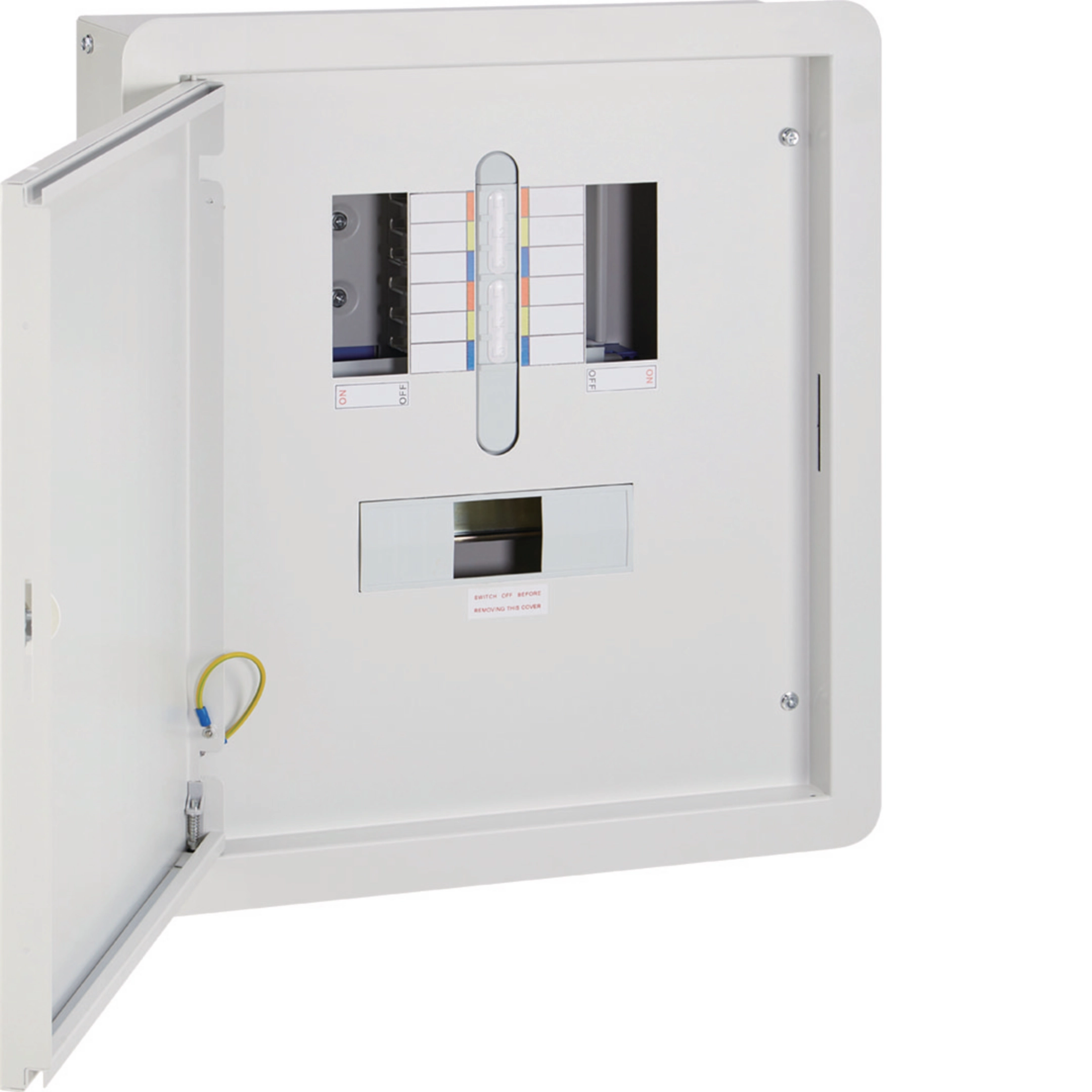 125A TPN BOARD, INVICTA, 4WAY, FLUSH • JK1B04F2 | Hager