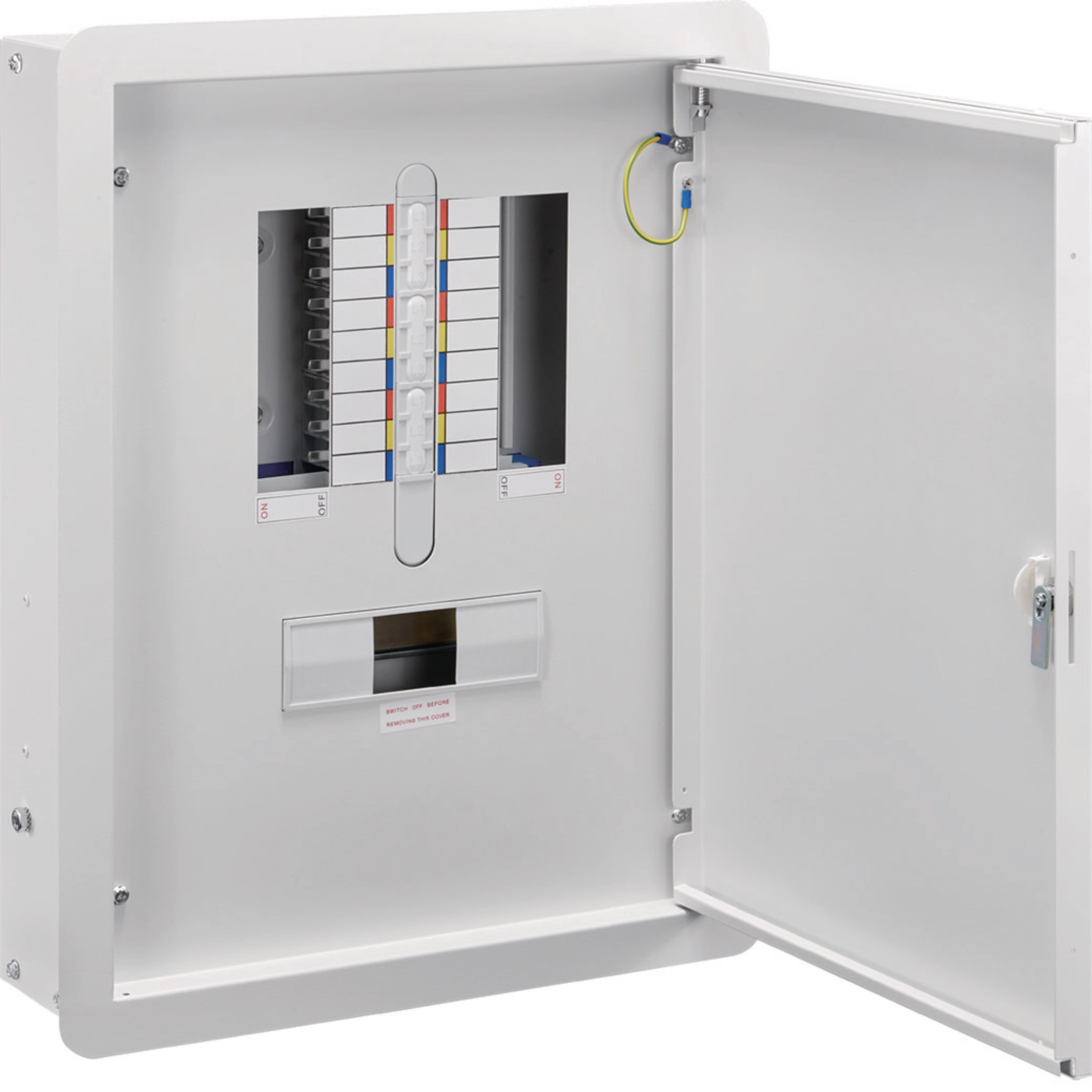 125A TPN BOARD, INVICTA, 6WAY, FLUSH • JK1B06F2 | Hager