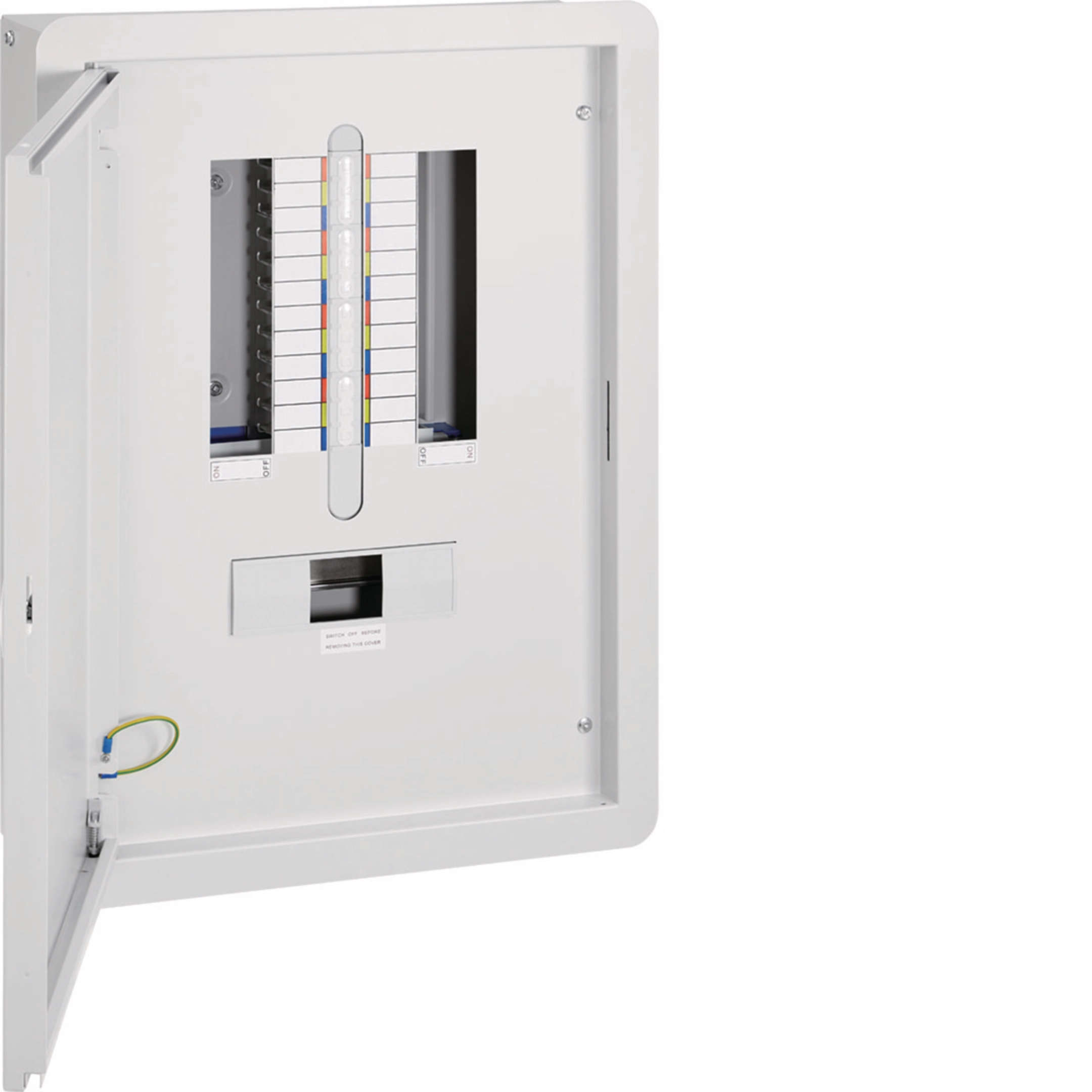 125A TPN BOARD, INVICTA, 8WAY, FLUSH • JK1B08F2 | Hager