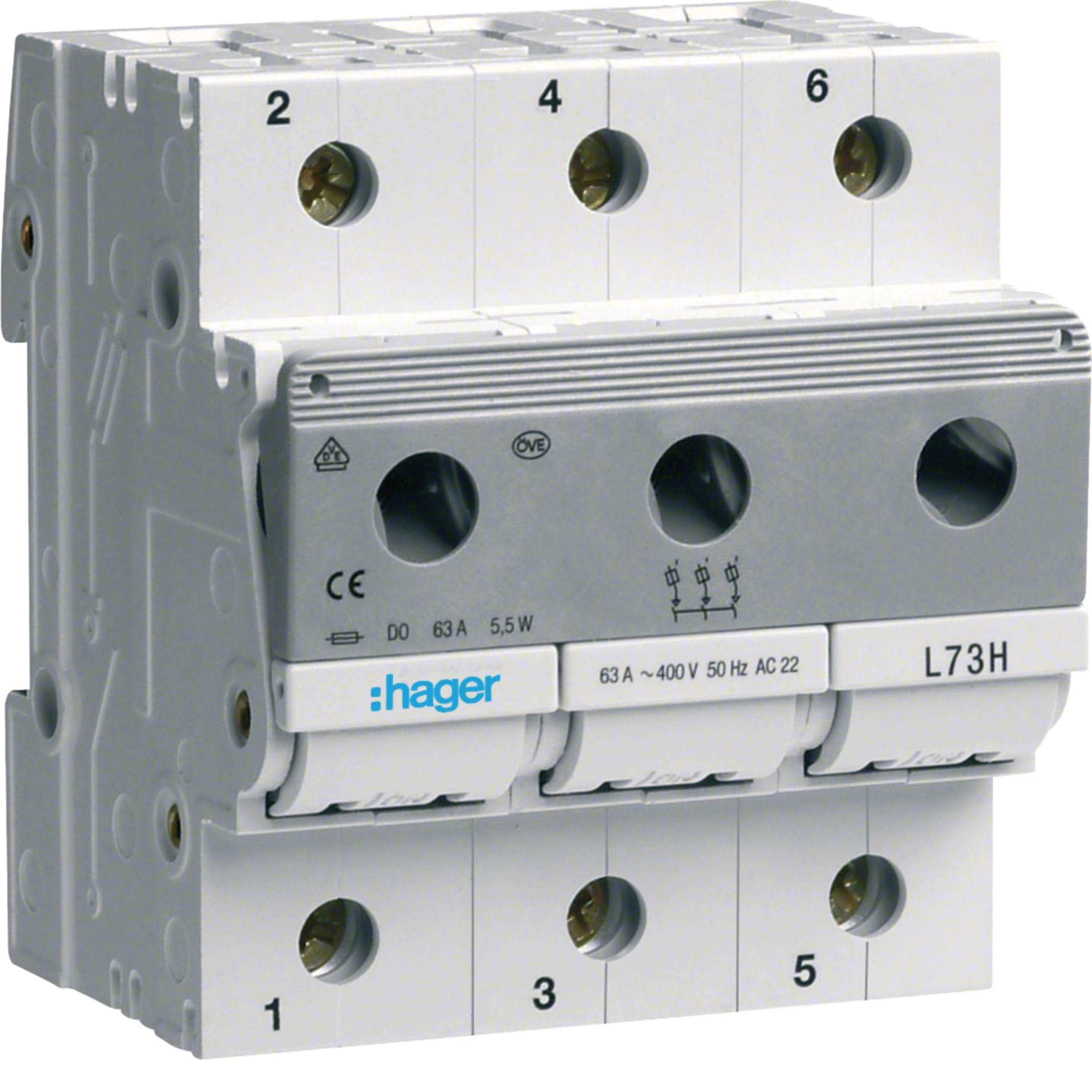 INSATS D0 63A 3p • L73H | Hager