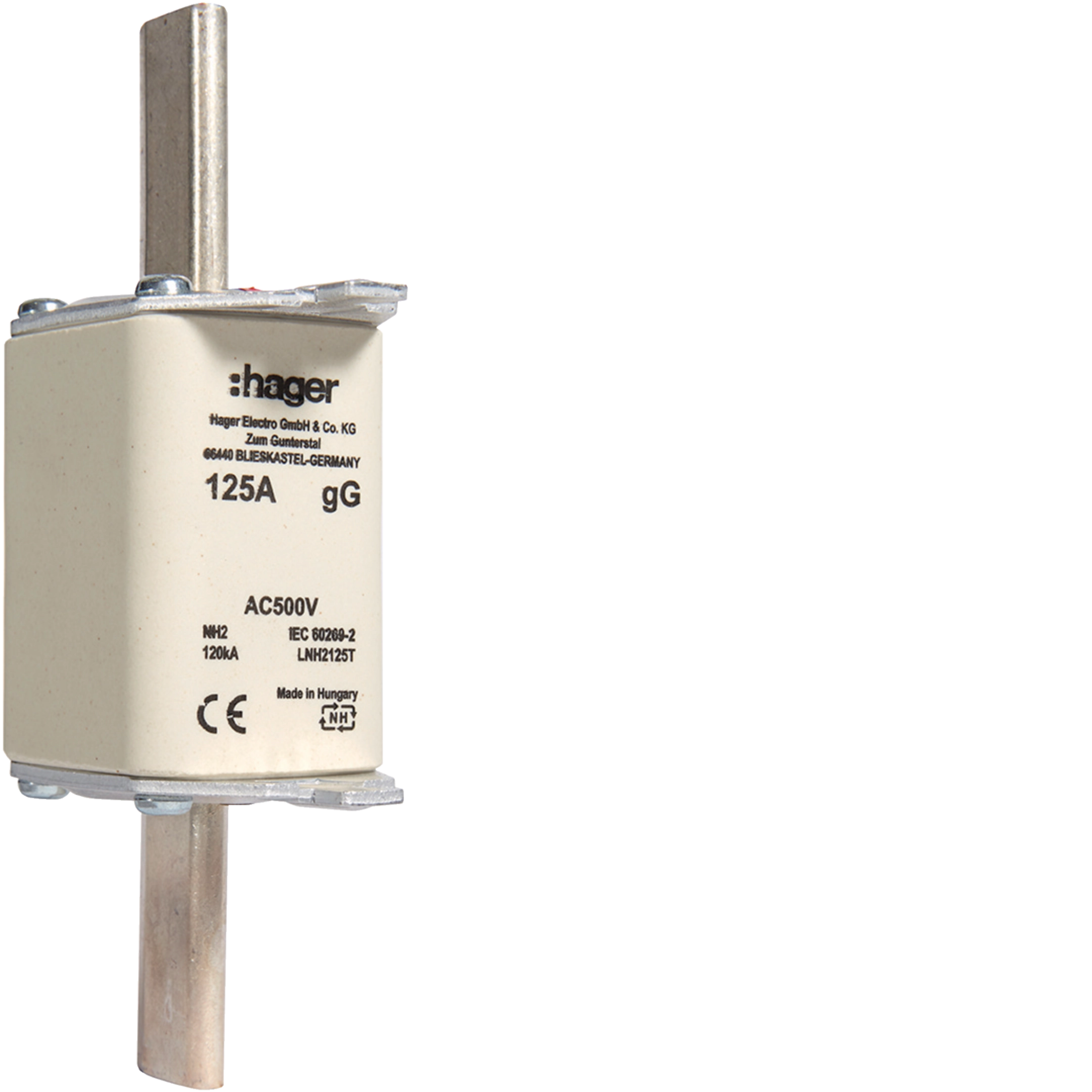 Mespatroon NH2C KTF 125 A 500 V • LNH2125T | Hager