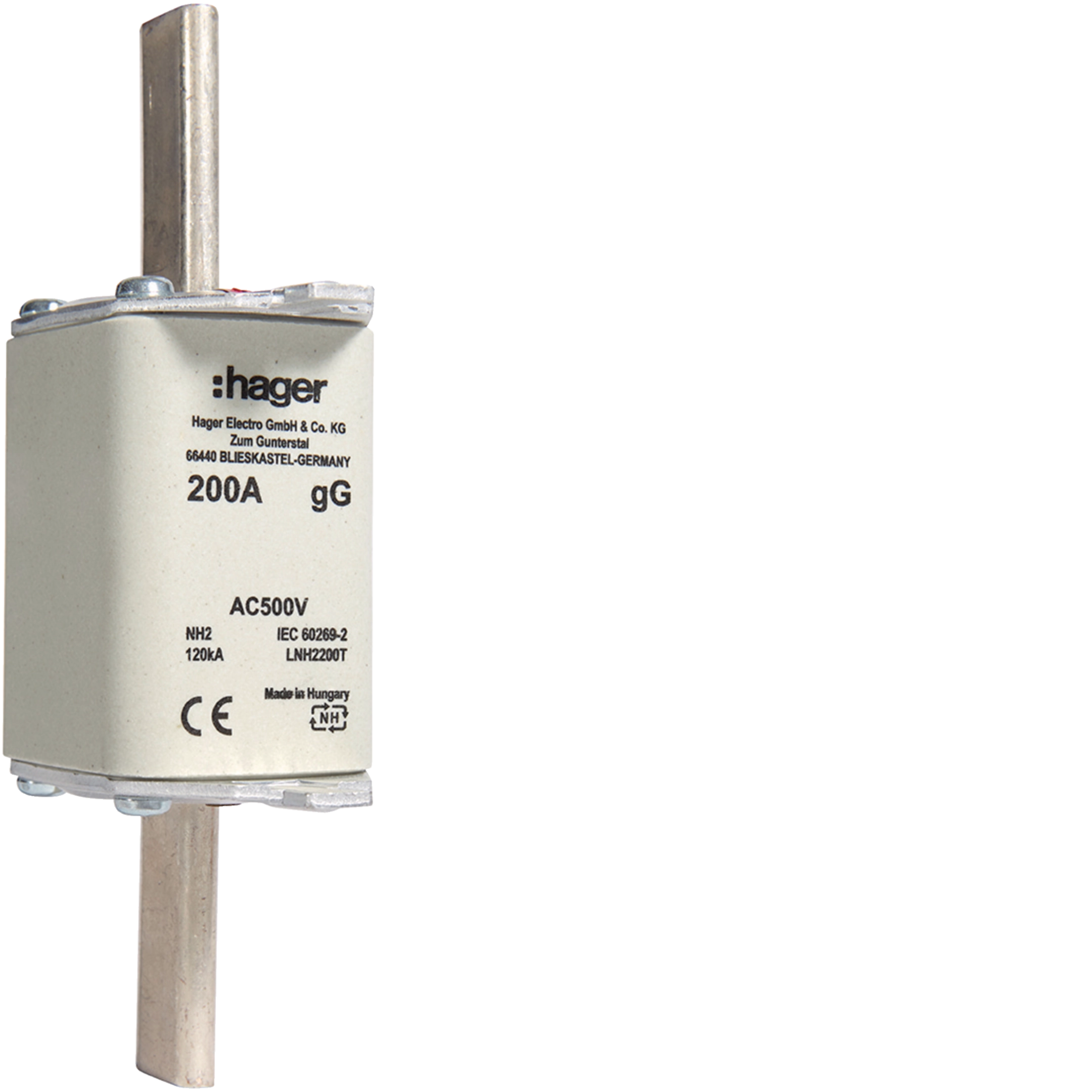 Mespatroon NH2C KTF 200 A 500 V • LNH2200T | Hager