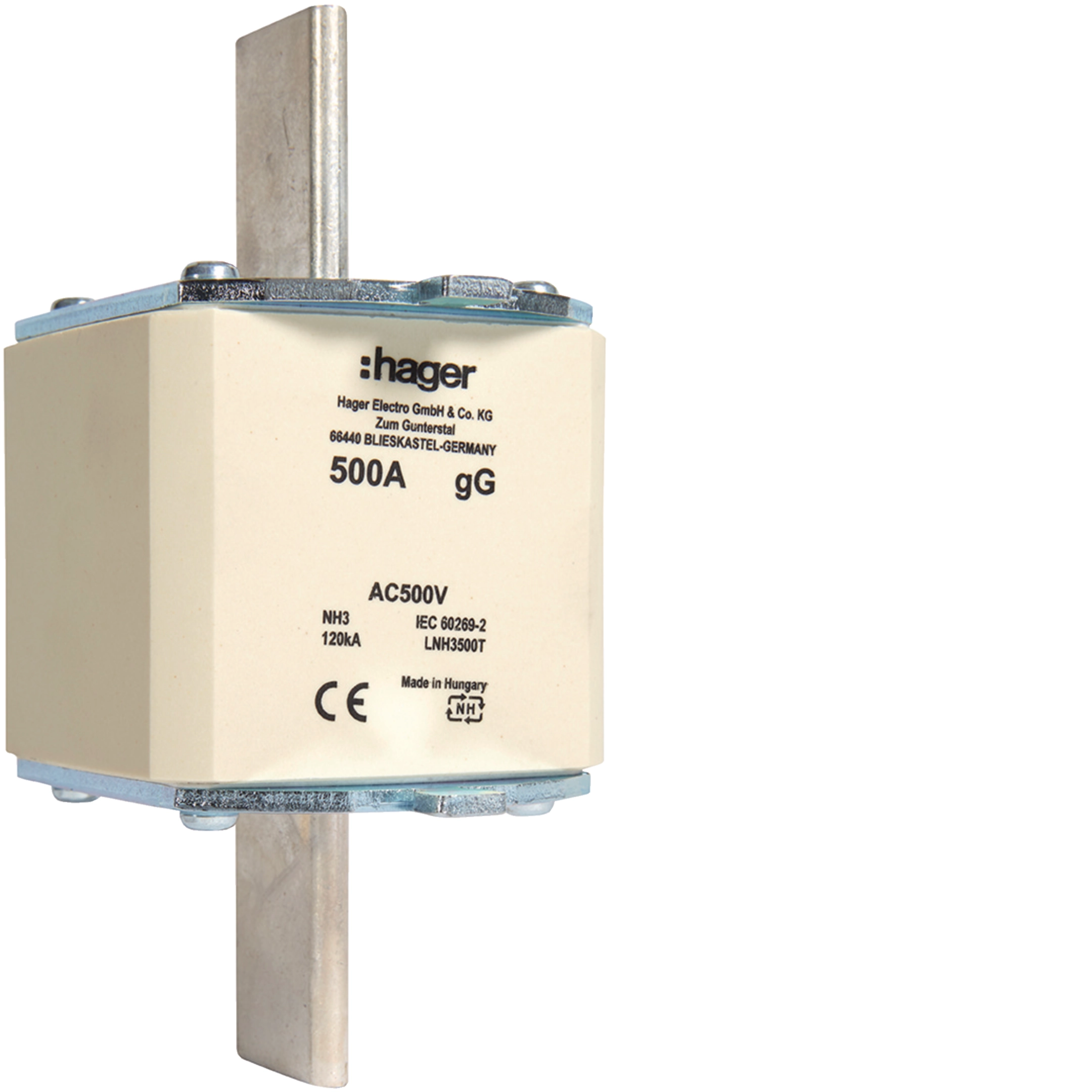 Mespatroon NH3 KTF 500 A 500 V • LNH3500T | Hager