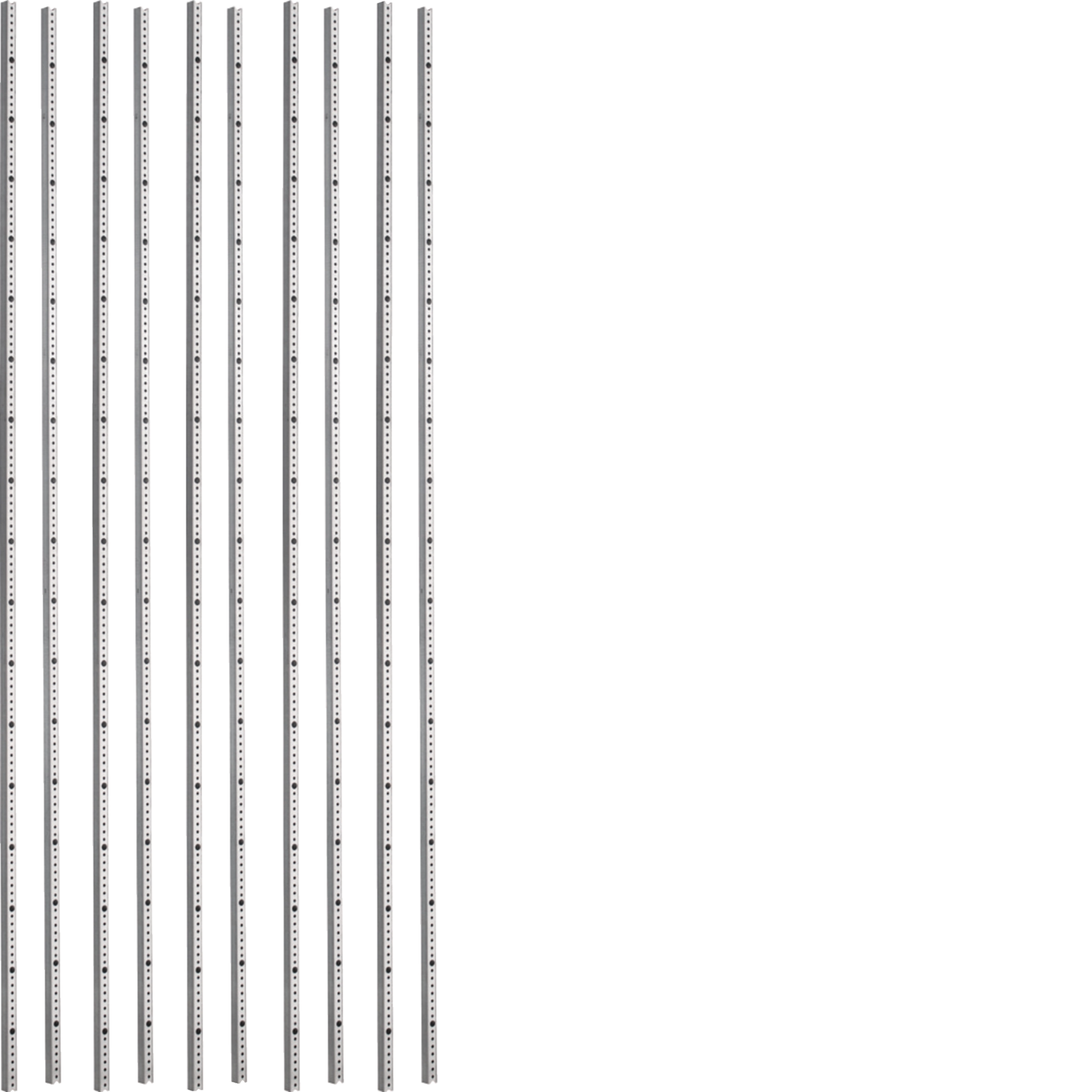 Türprofil für Höhe 1800mm (10Stk) • MES-TP18-10 | Hager