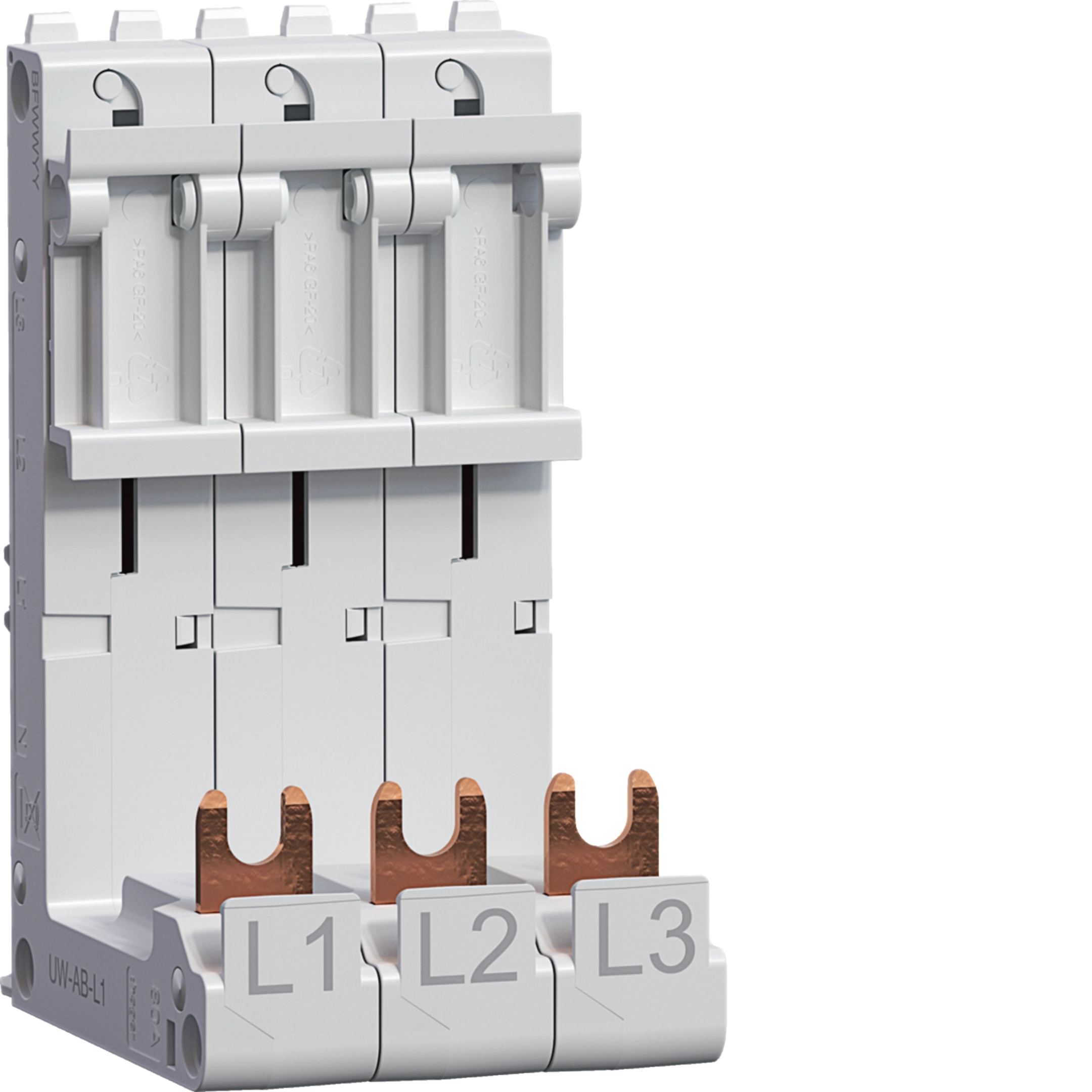 Adaptateur Bi-Connect 80A, 3P, L1L2L3 • UW-AB-L123 | Hager
