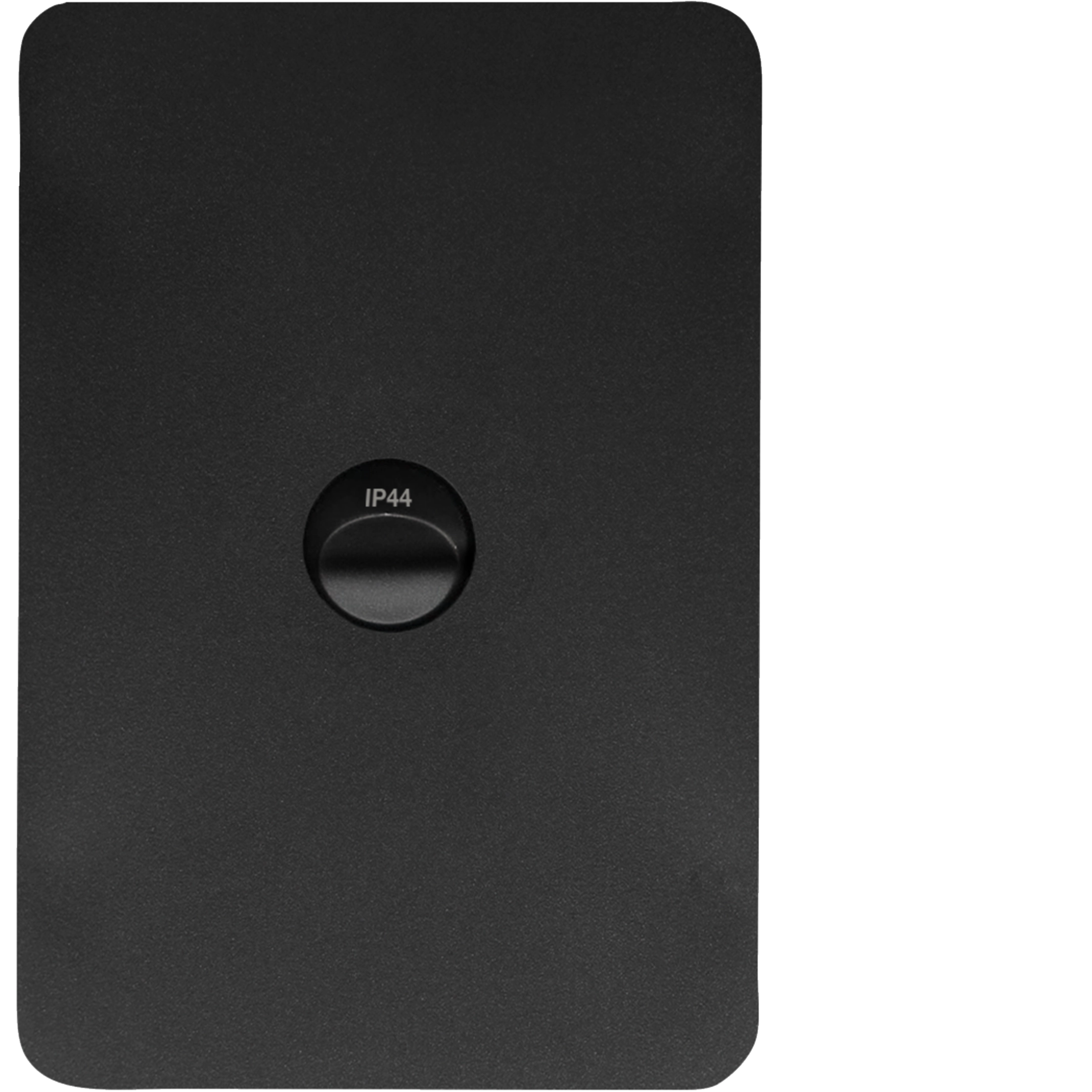 Allure 1 Gang IP44 Plate Vert MB • WBHWSV1-MB | Hager
