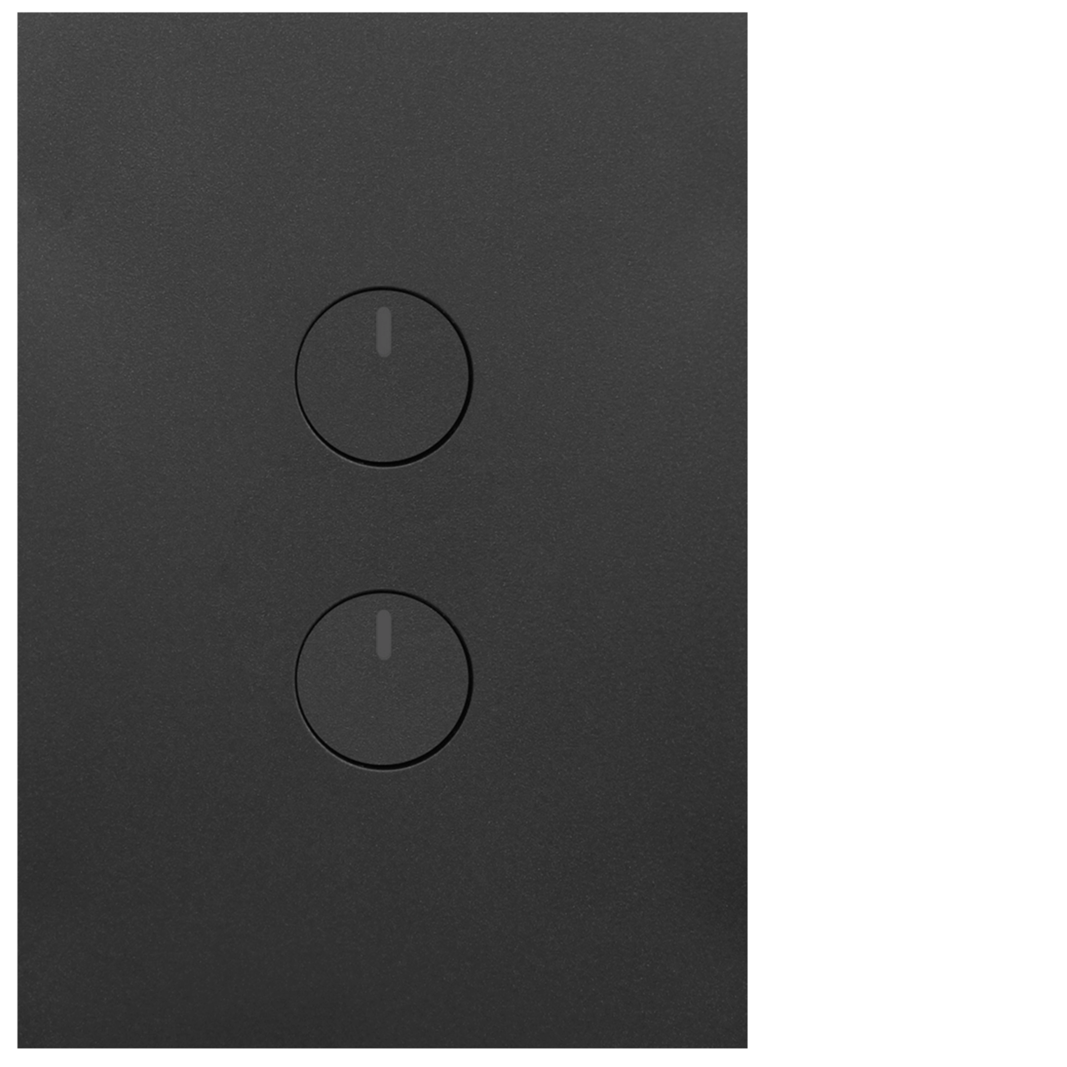 FIN 2 Gang Switch c/w 240v press mechs M • WBQSV2PB-MB | Hager