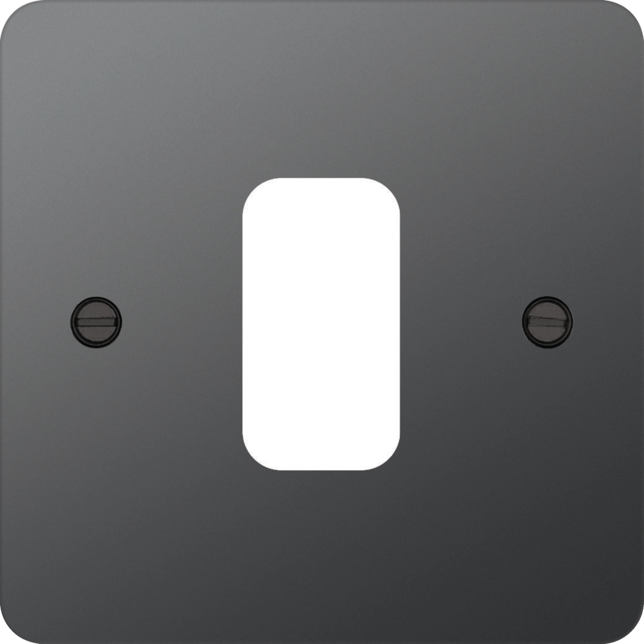 GRID FRONT PLATE 1 X 1 BLACK NICKEL • WFGP1BN | Hager