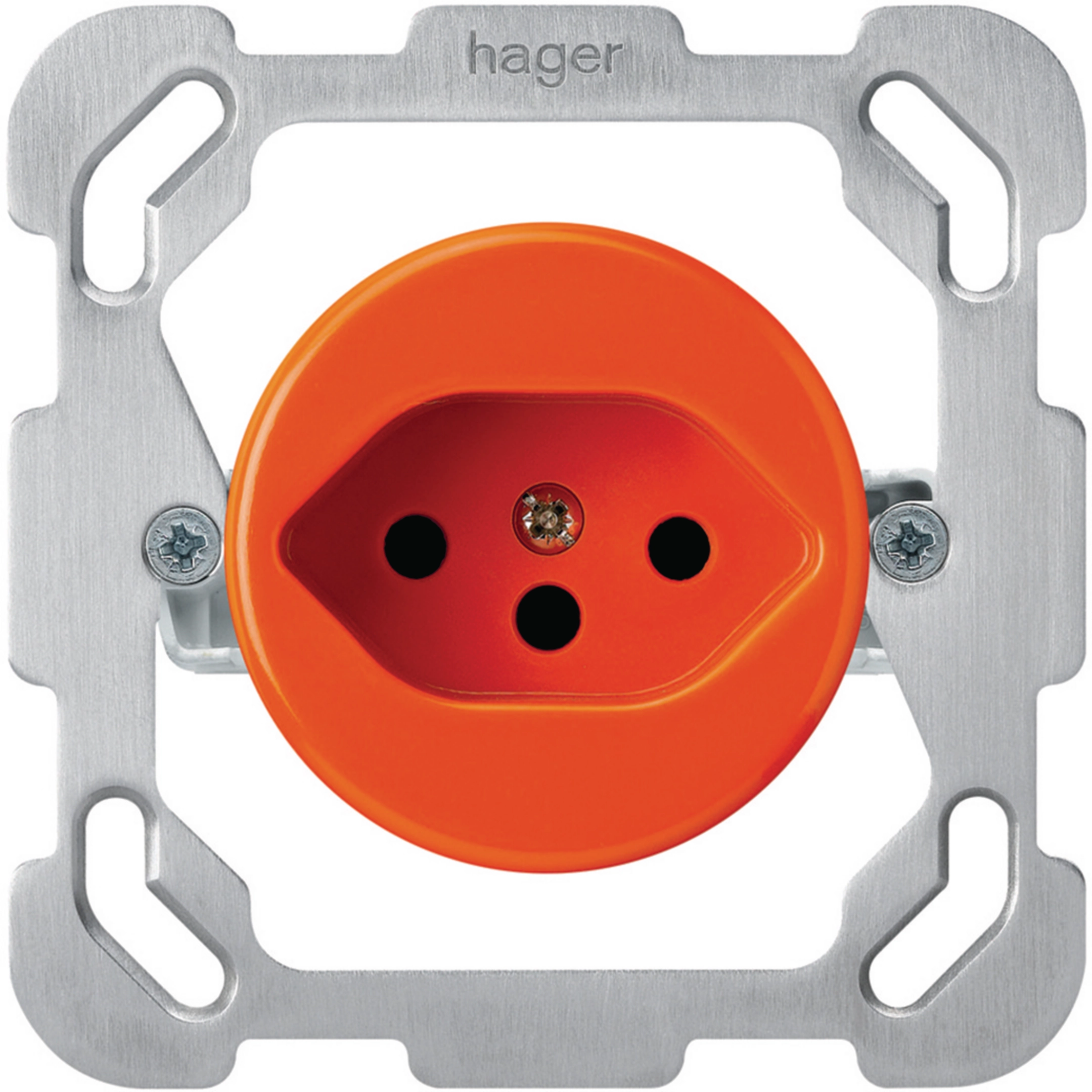 ba. B: Steckdose Typ 13 orange • WH11580306B | Hager