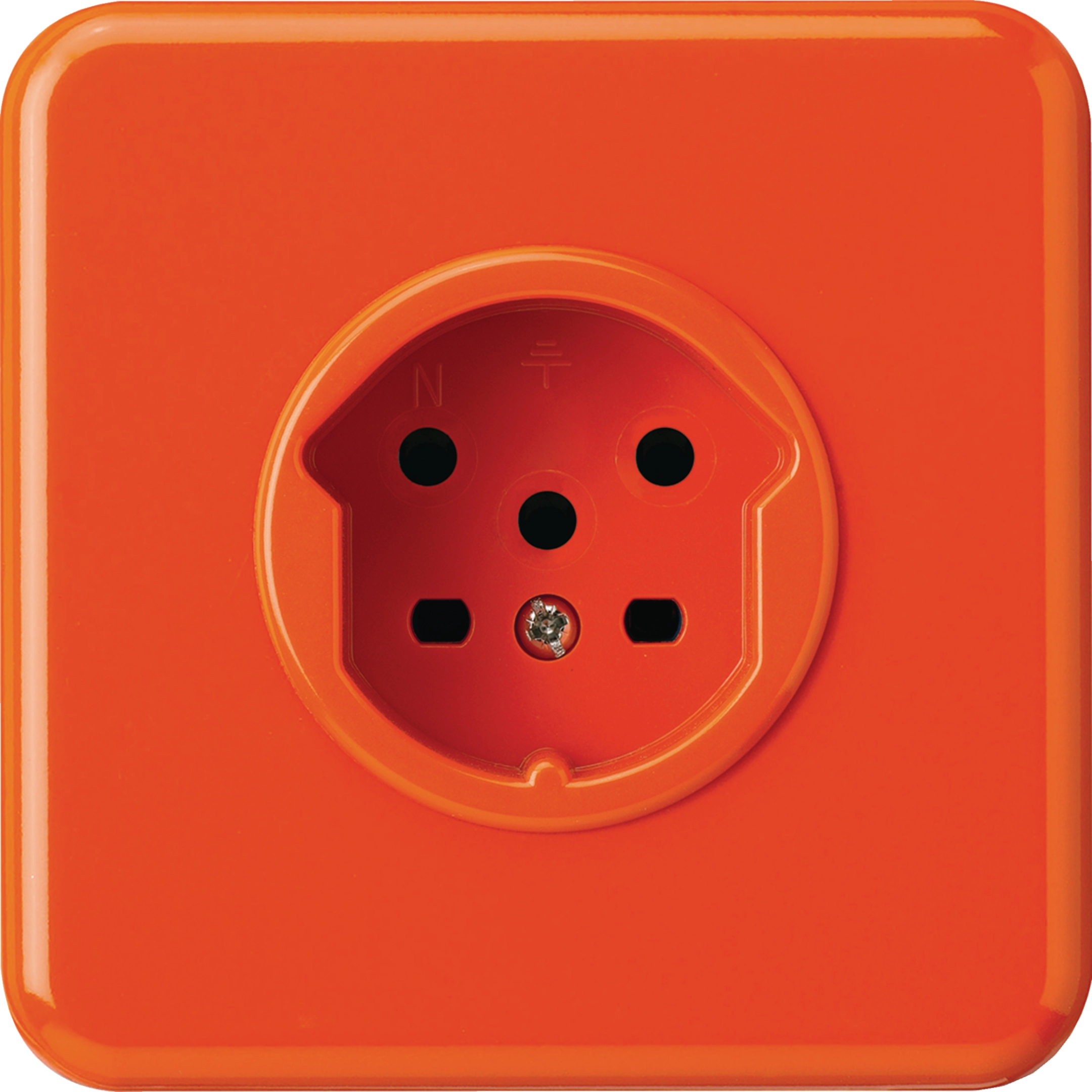 ba. C: Steckdose Typ 15, orange • WH11593206C | Hager