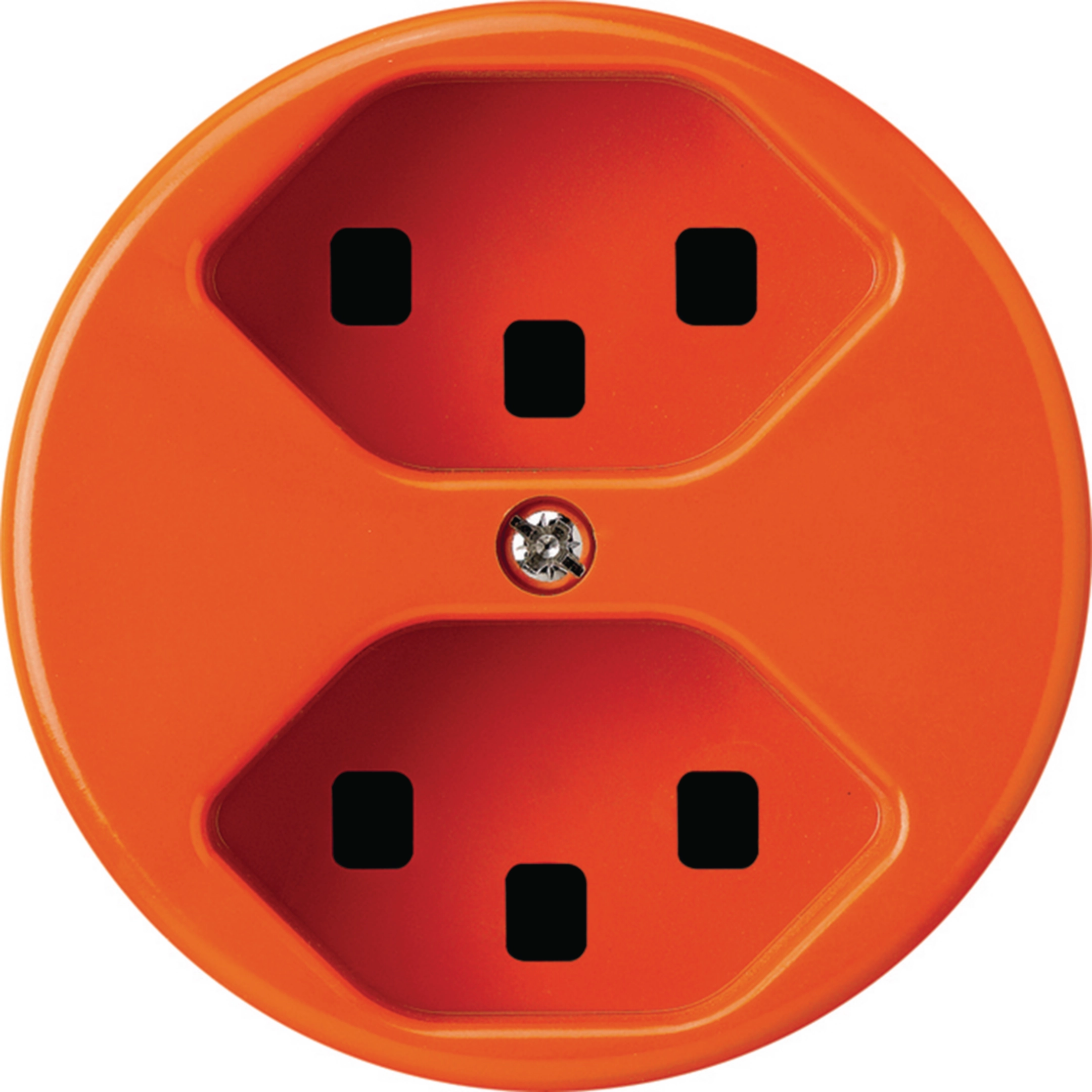 ba. A: Steckdose 2x Typ 23 orange • WH11625306A | Hager