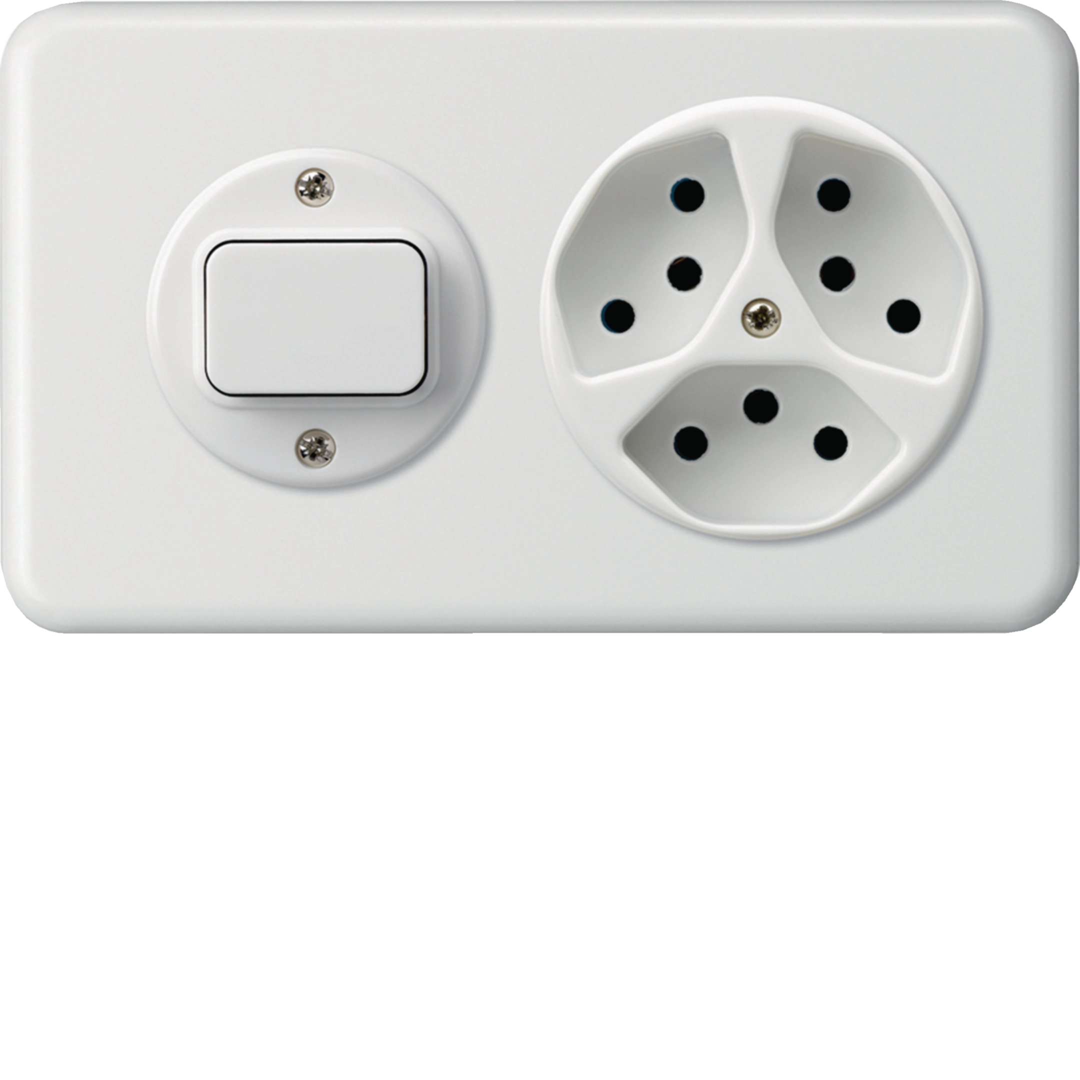 ba. 1x2 C: S3 / 3x T13 weiss • WH11912700C | Hager