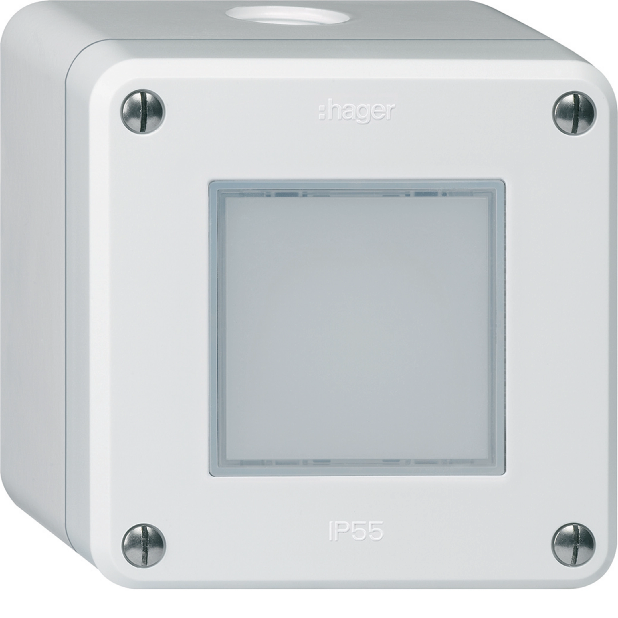 rob. IP55 Q: Signal (LED bl) blanc • WH36520200Q | Hager