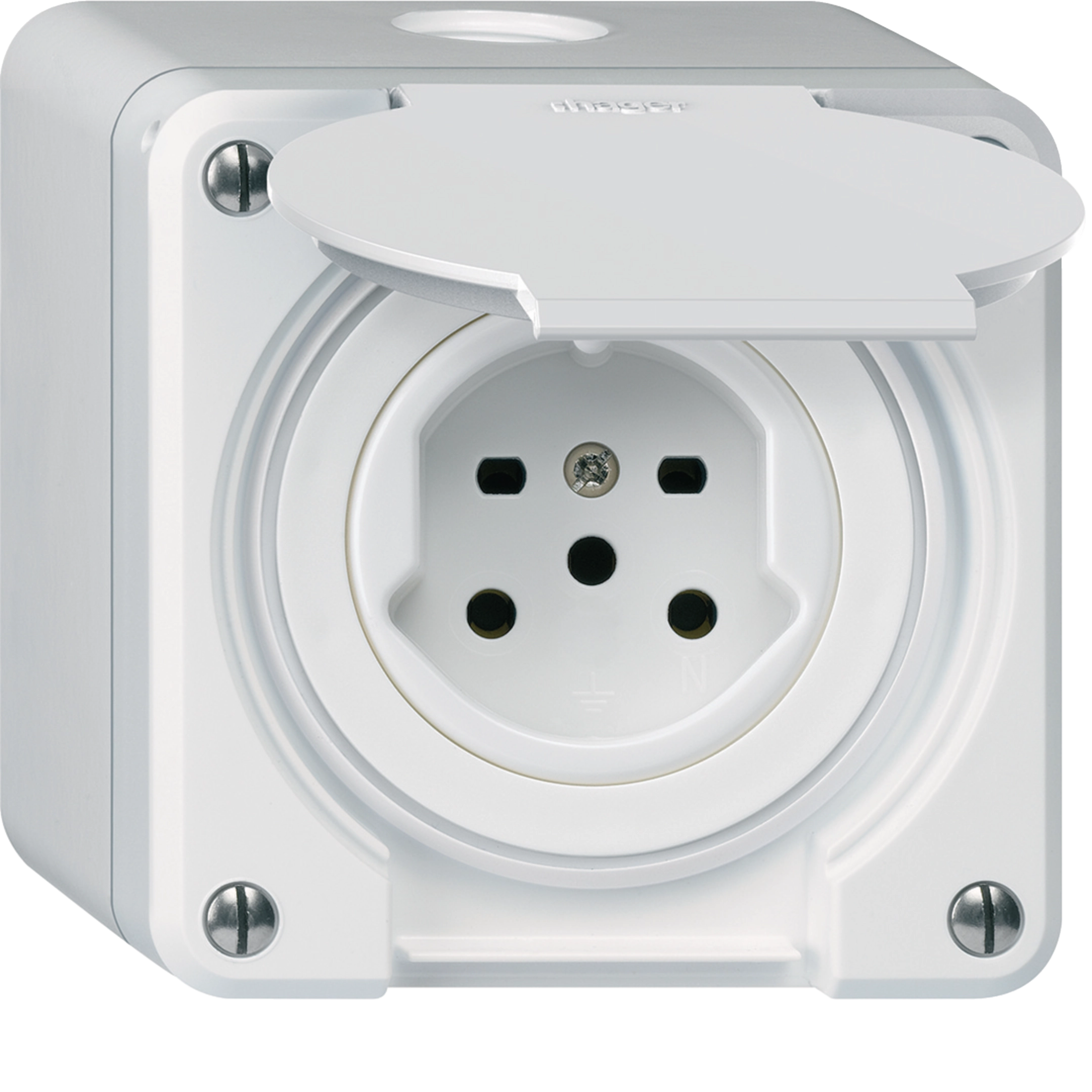 rob. C: T 15 + clapet IP21 bc • WH36593200Q | Hager