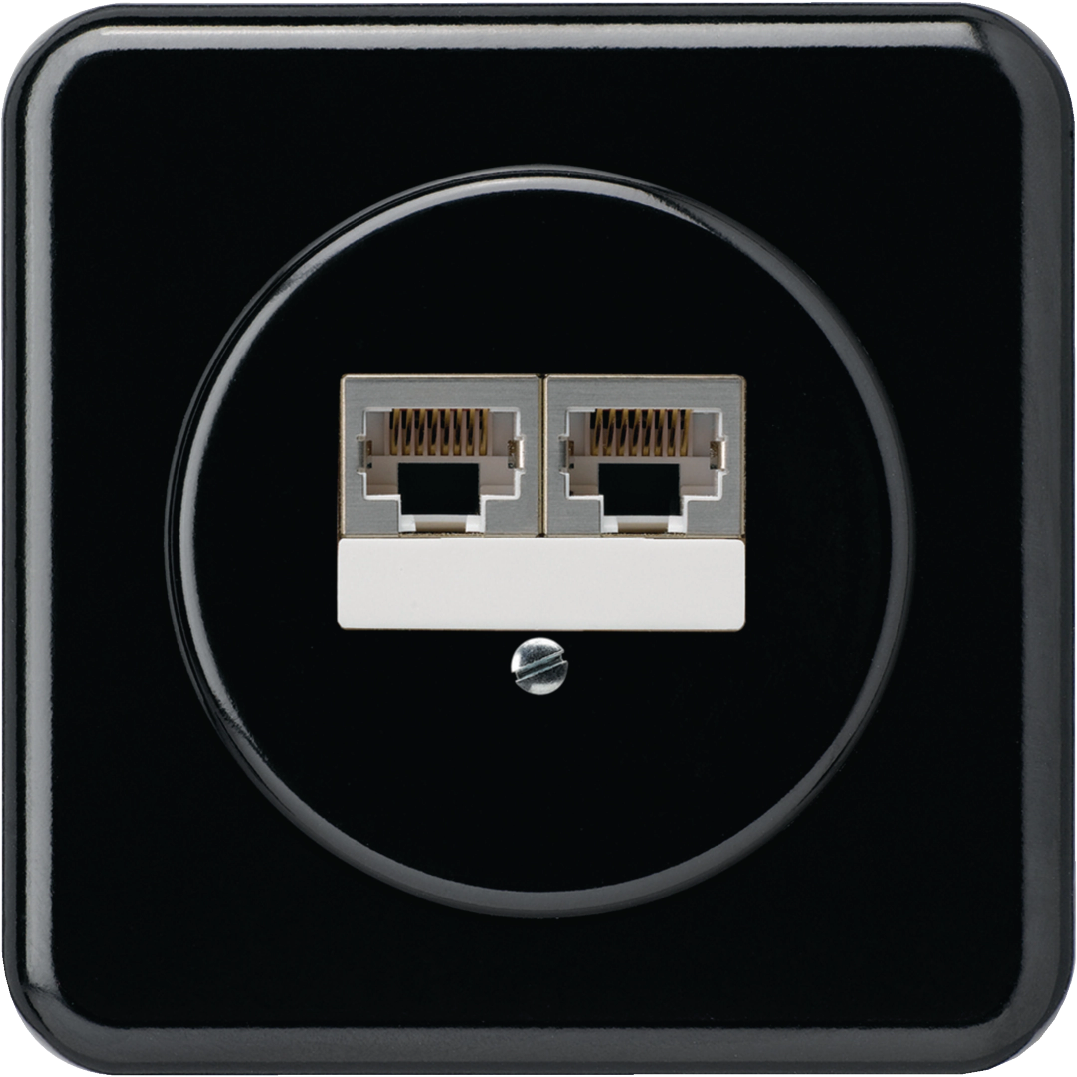 ba. C: 2x RJ45 UTP STP/gtr. 2x4p sw • WH41401505C | Hager