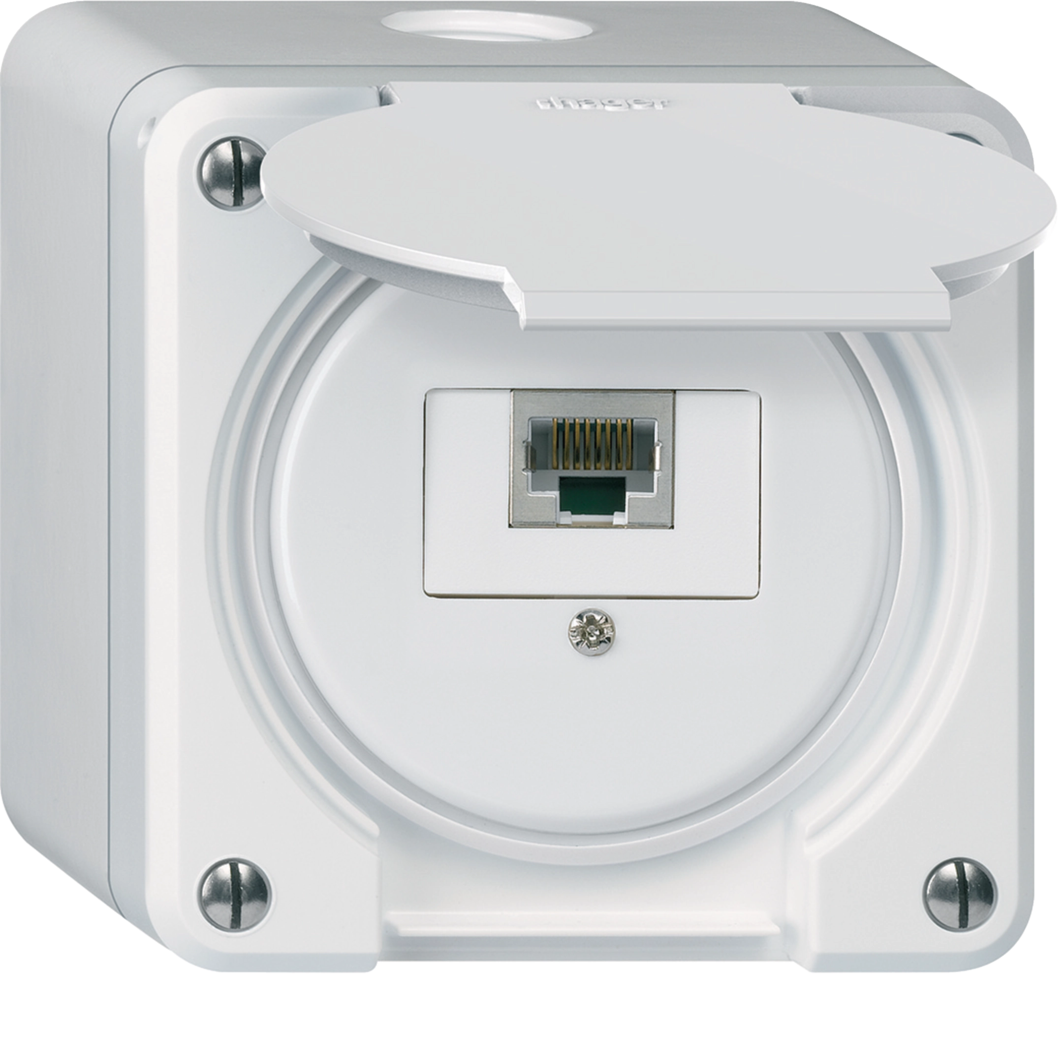 rob. NAP Q: RJ45 Kat.5e STP 8p weiss • WH65400900Q | Hager