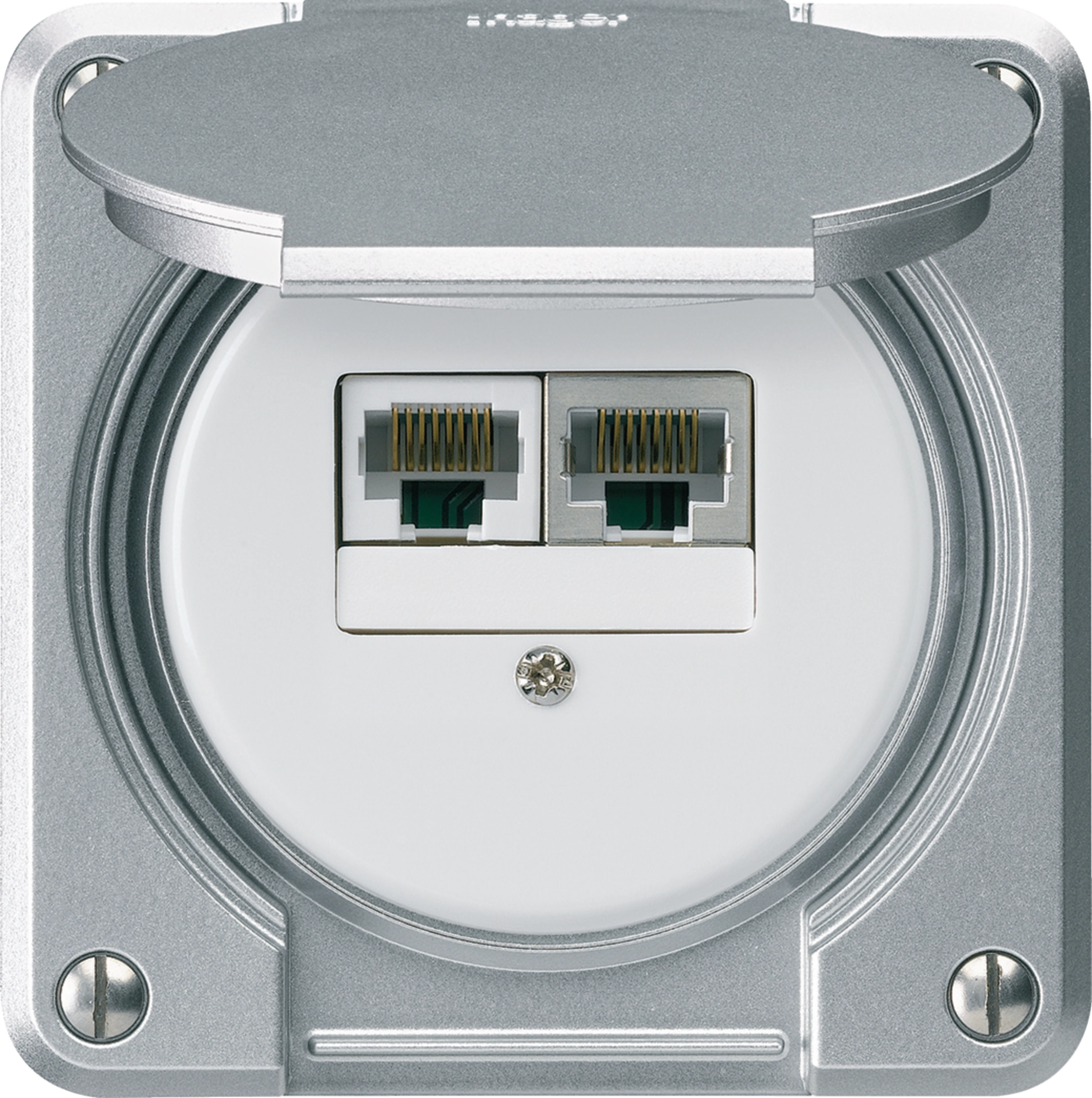 rob. NUP C: RJ45 UTP/RJ45 Cat.5 STP al • WH65401449C | Hager