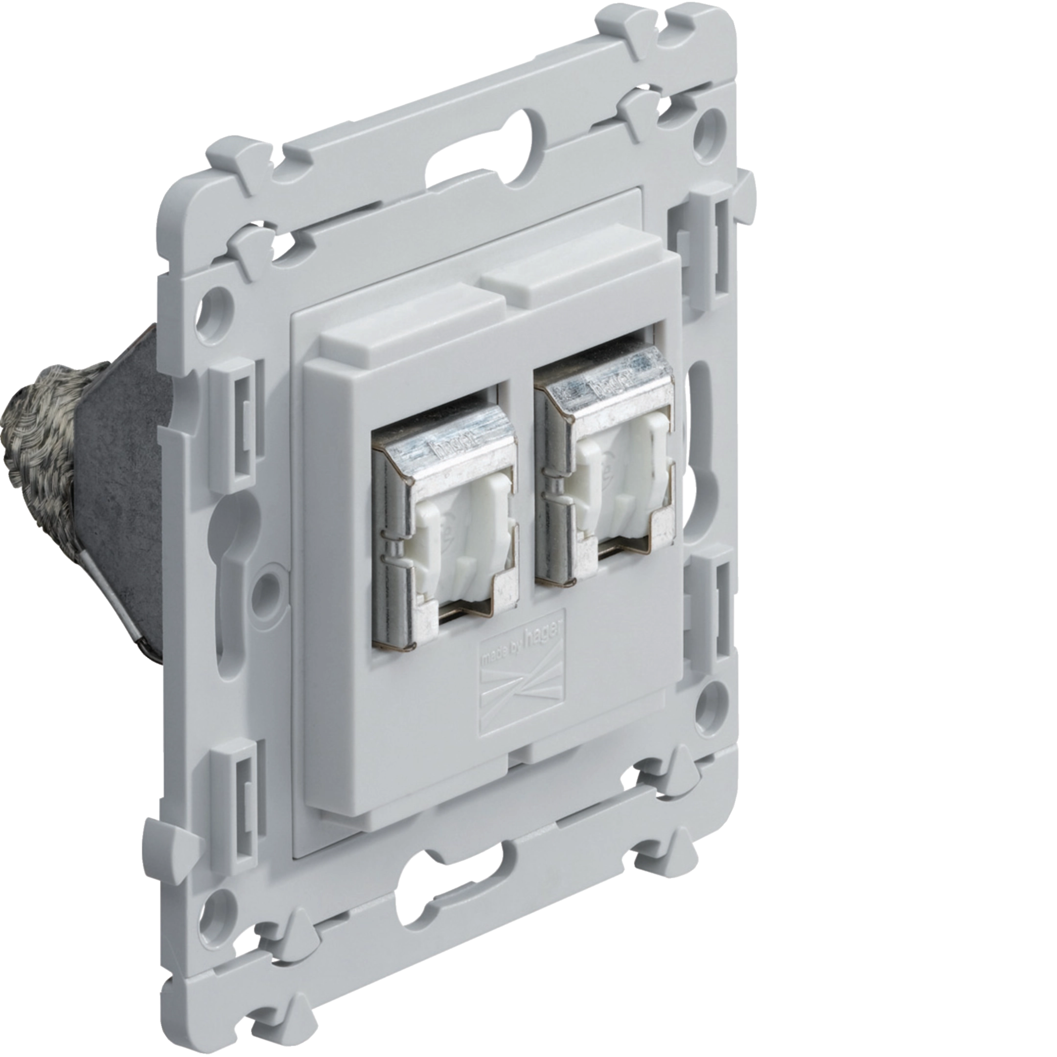 RJ45x2 Kallysta cat.6 STP Gr3 • WK227 | Hager