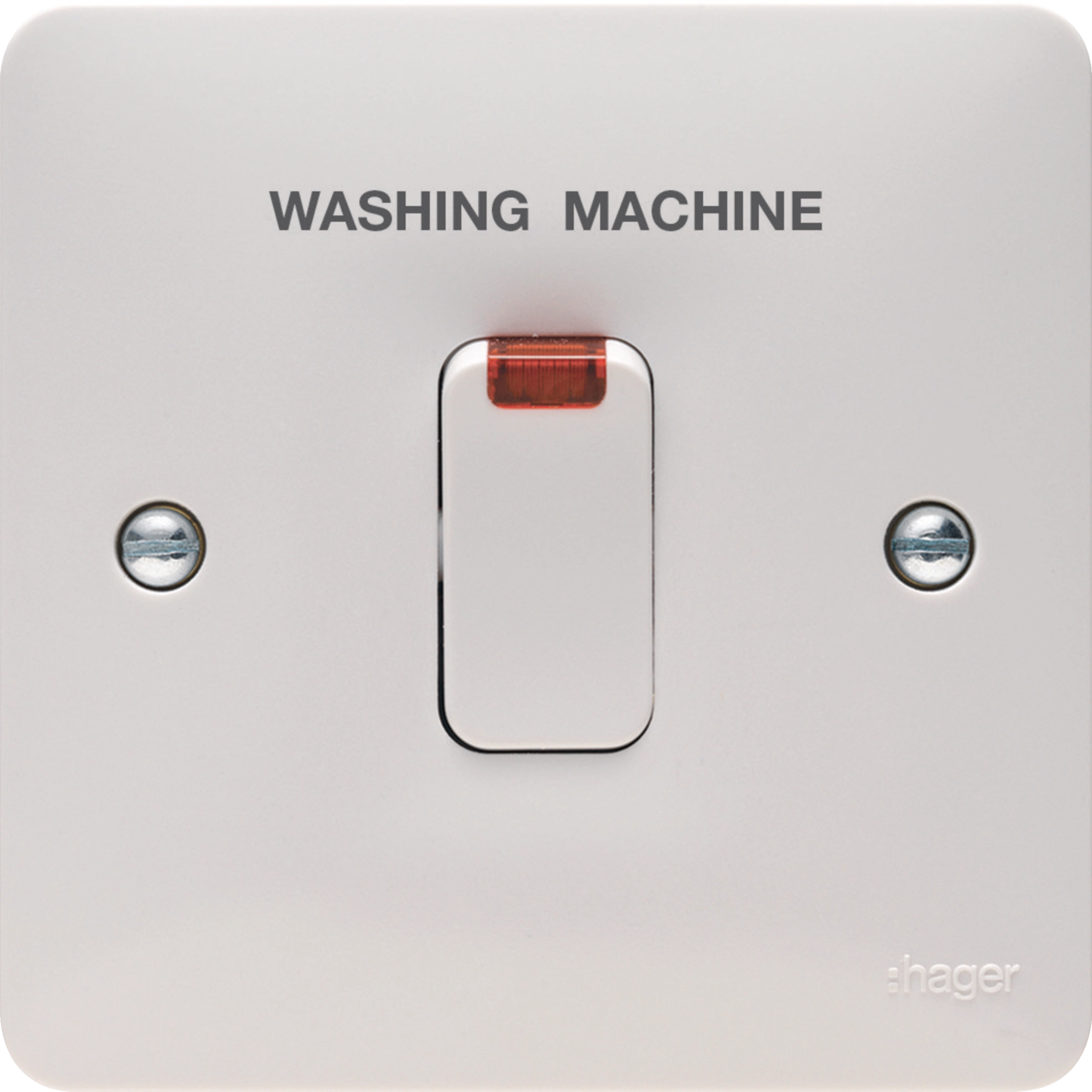 20A DP Sw Neon mkd WASHING MACHINE • WMDP84N/WM | Hager