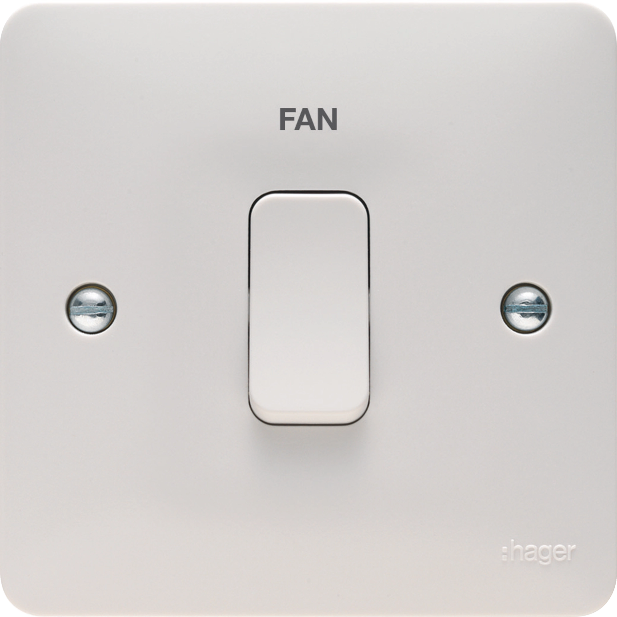 10AX 1GANG 1WAY WALL SWITCH MARKED 'FAN' • WMPS11/FAN | Hager