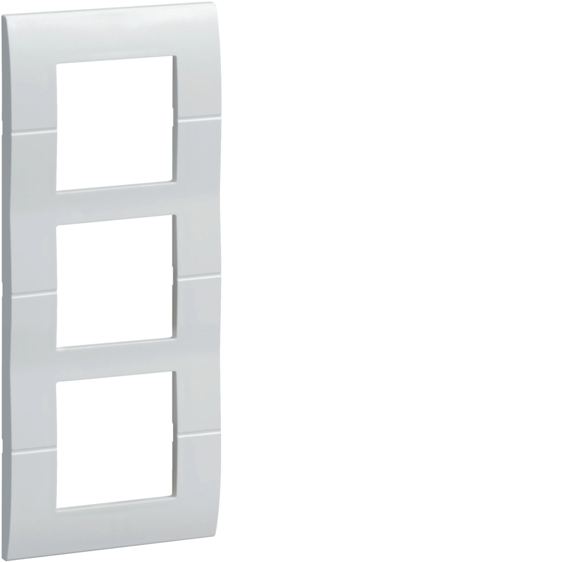 Plaque triple 3x2M Systo V57 Blanc • WS407 | Hager