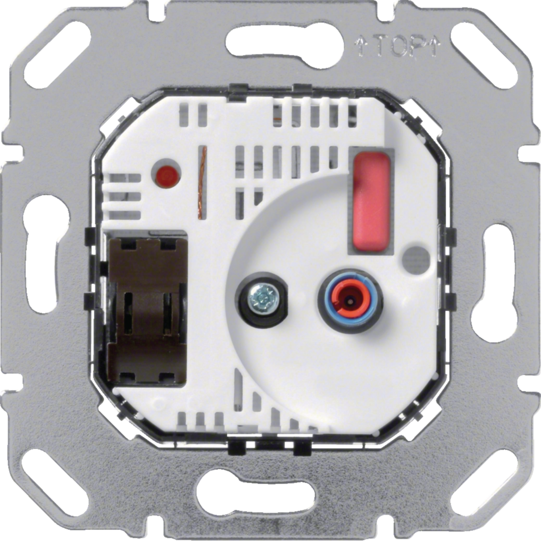 RT-Regler-Einsatz 24V DC,Schalter u. LED • WUC73 | Hager