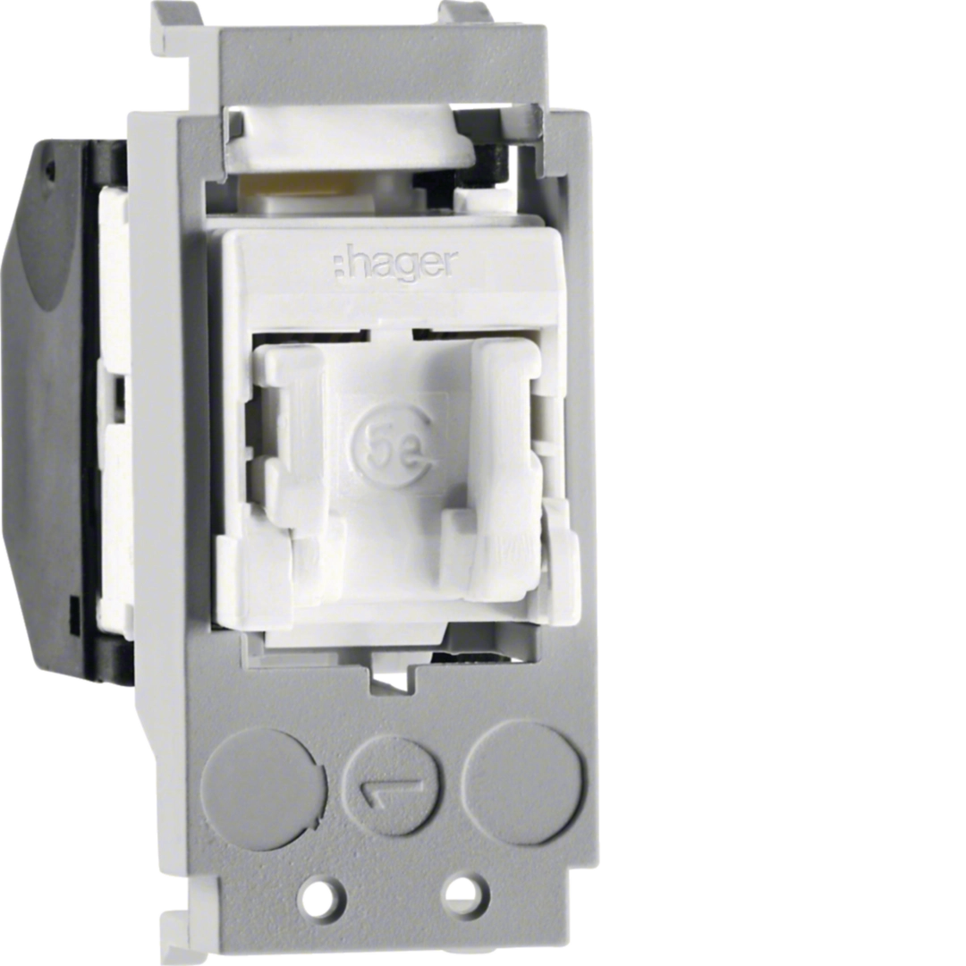 Modular Jack, RJ45 Cat.5e UTP • WUV70 | Hager