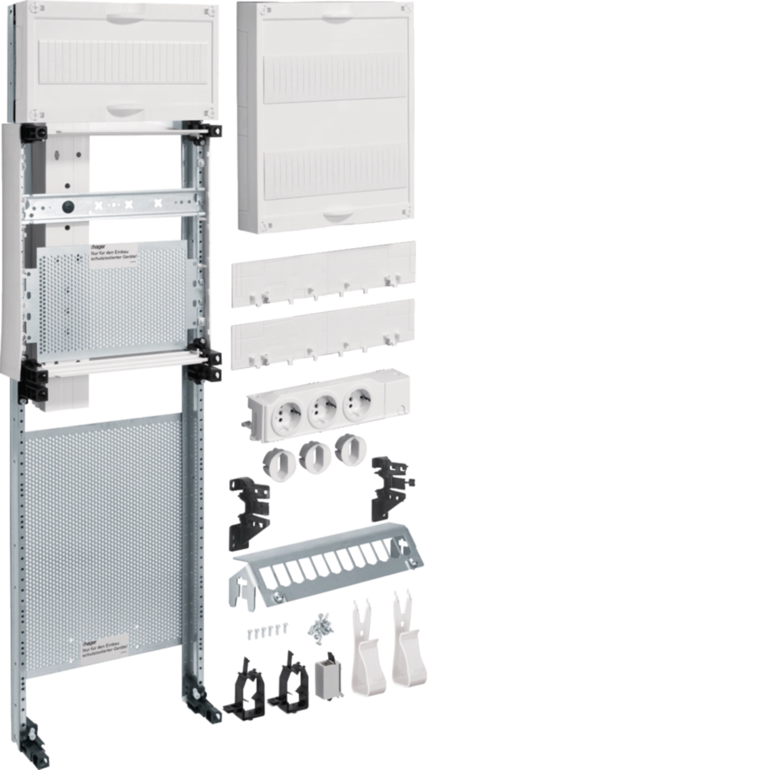 MM-feld,univ.Z,H 900mm,1-feld.,m. APZ • ZU26APZ2NW3 | Hager