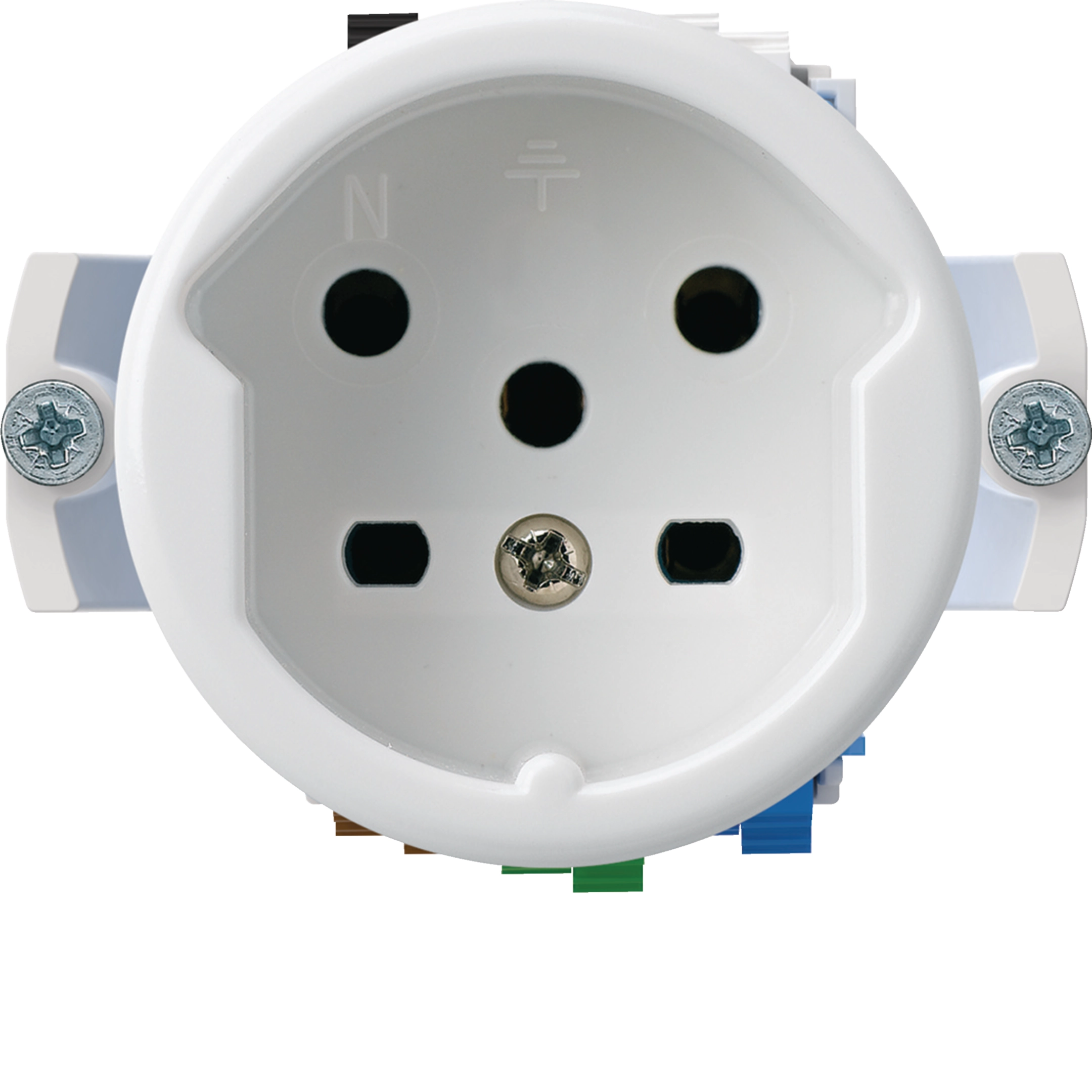 ba. A: Steckdose Typ 15 weiss • WH11593200A | Hager