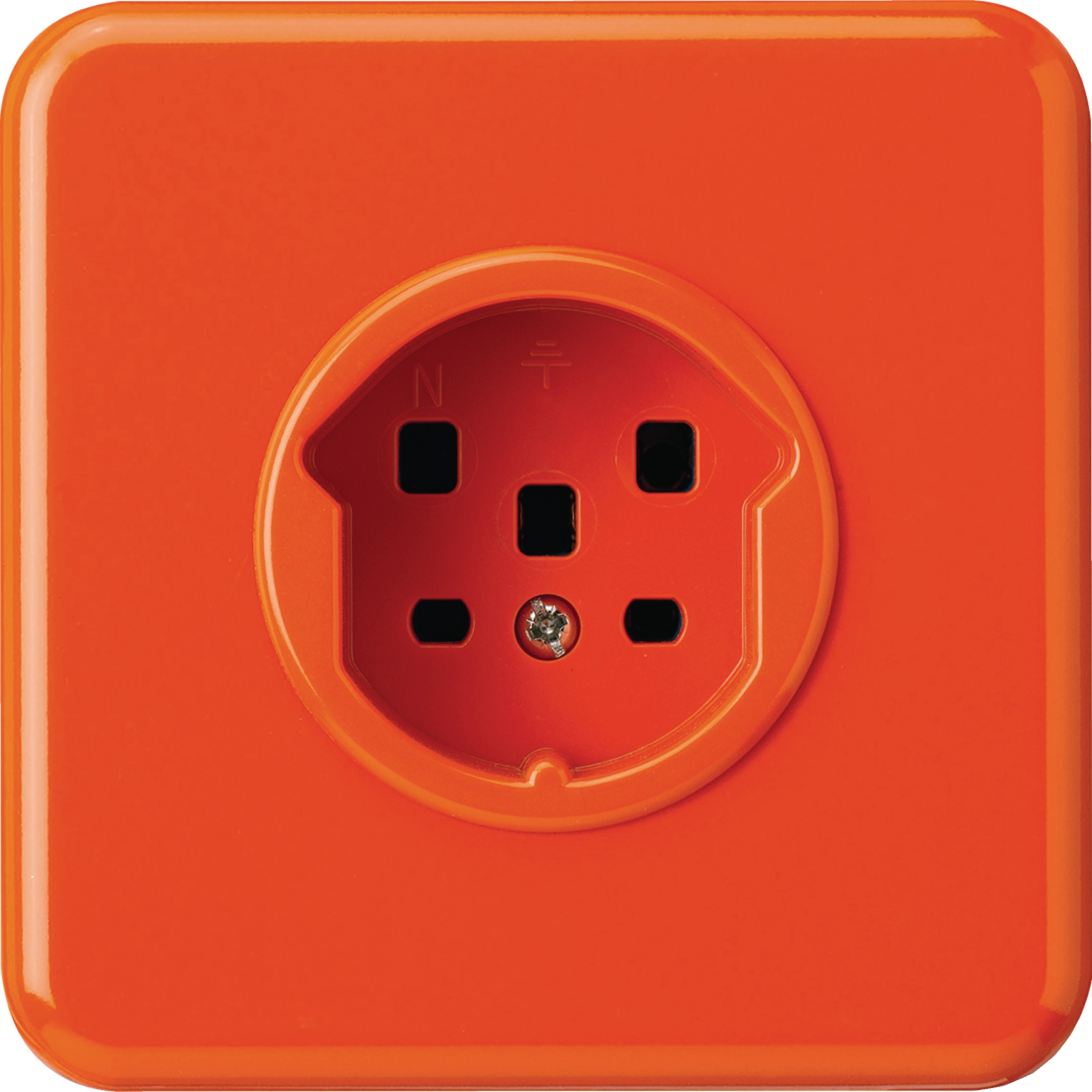 ba. C: Steckdose Typ 25, orange • WH11596206C | Hager