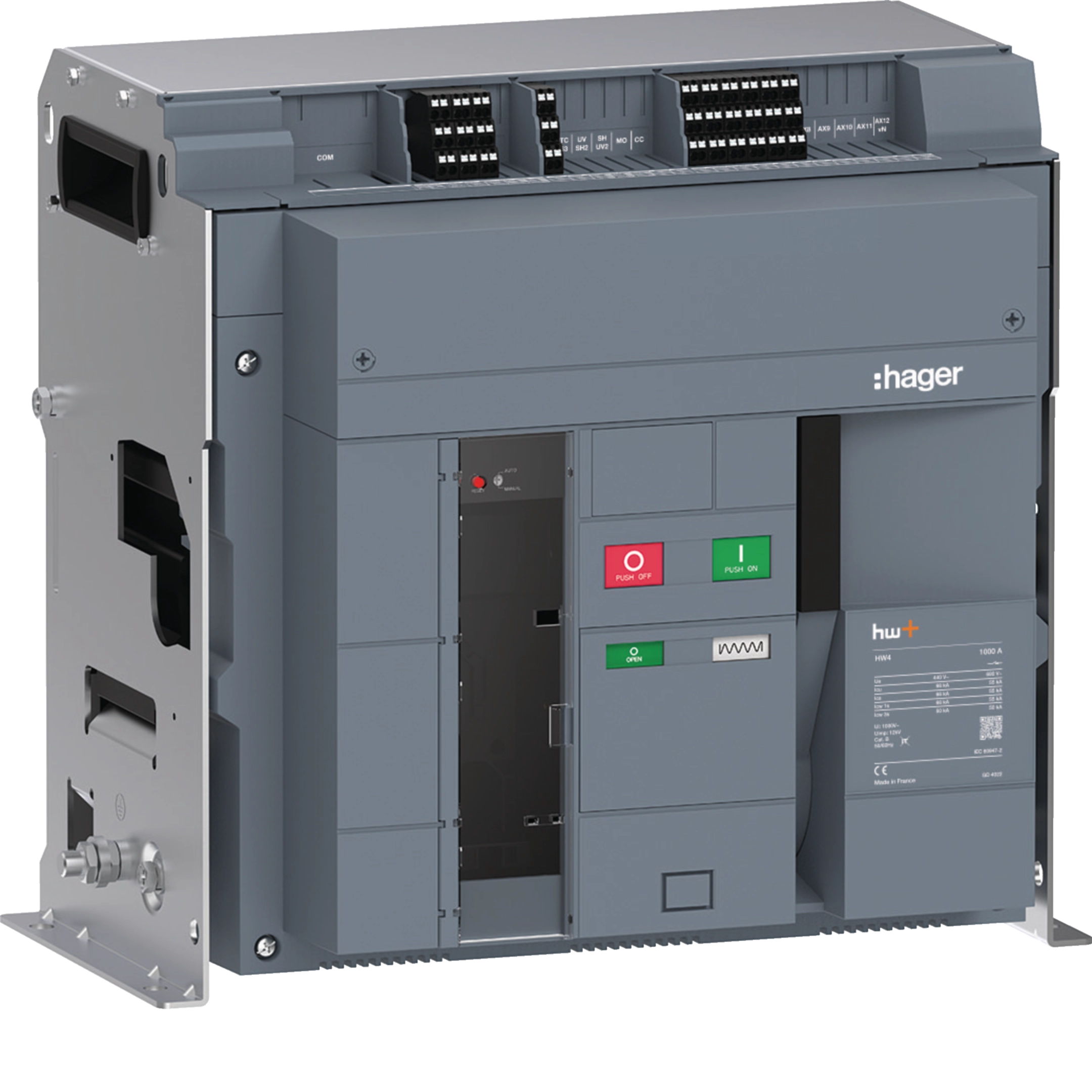 ACB 1000A 3P 66kA HW4 Fest für sentinel • HW4E310FB | Hager