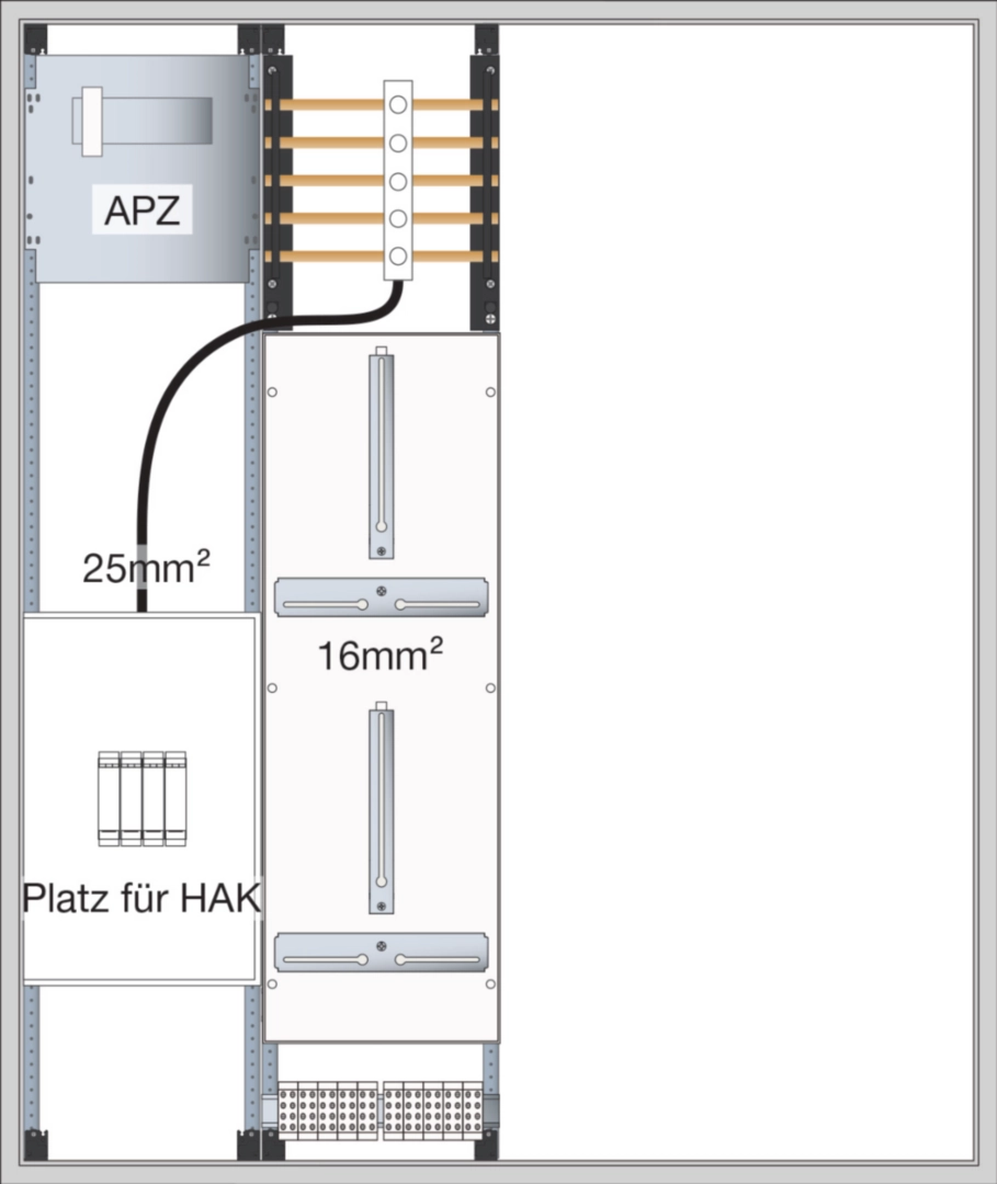ZAS,universZ,2ZP,3HZ,5P,2LF,Basis,APZ • ZAS132BD65A | Hager
