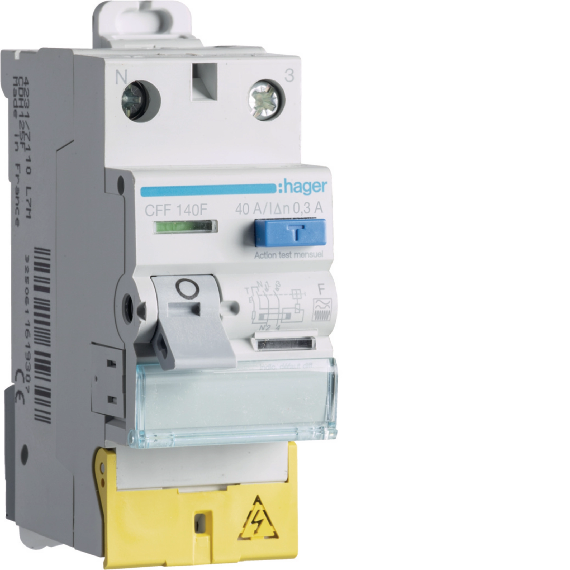 Inter diff 1P+N 40A 300mA F BD • CFF140F | Hager