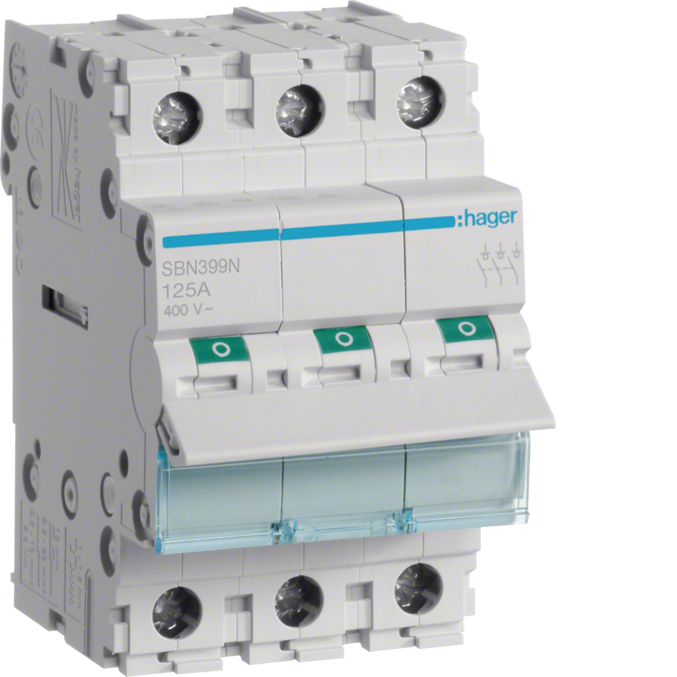3P 125A Switch • SBN399N | Hager