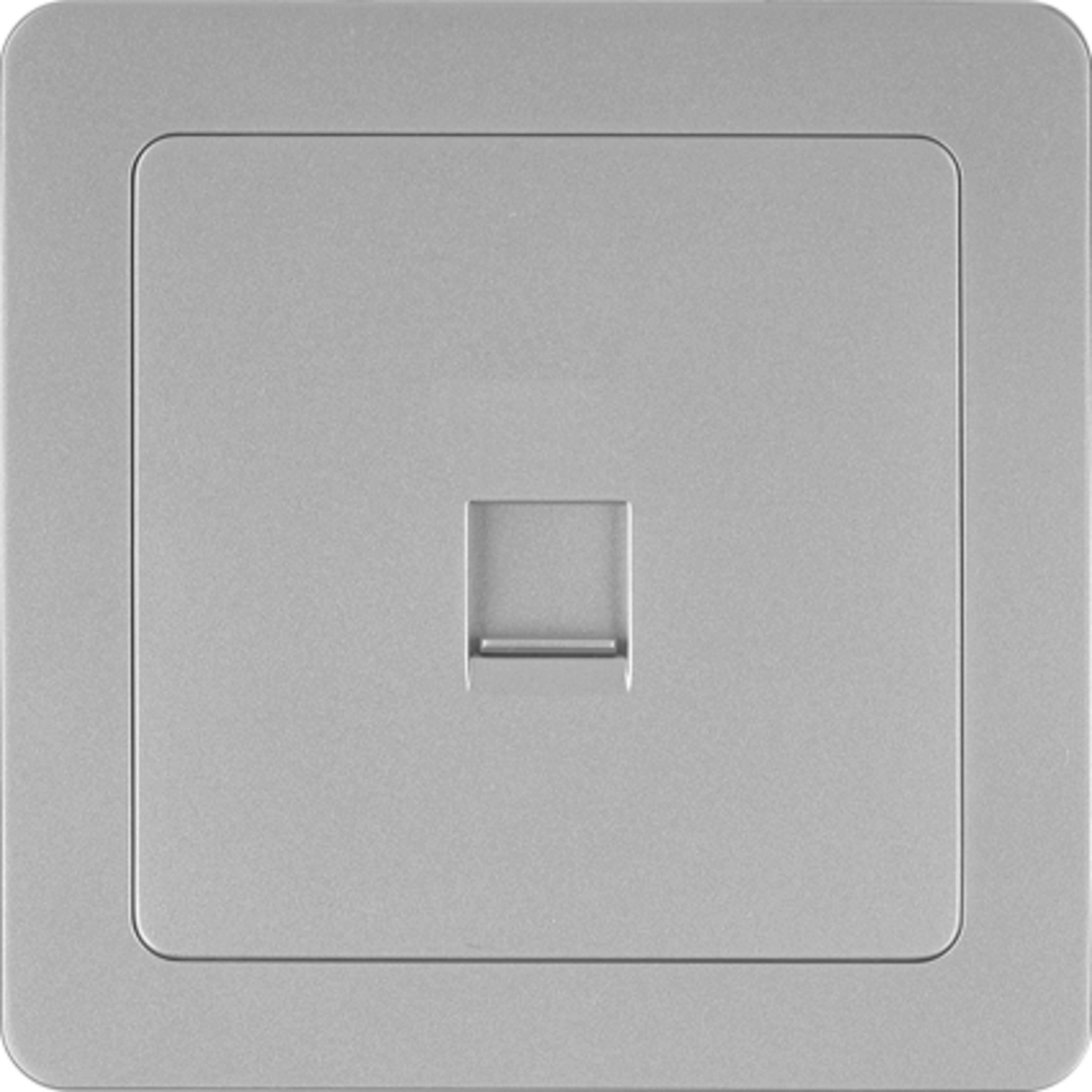 RJ45 outlet cat6 (1mod) wo/symbol;as • WGCXT1RJ6NMAS | Hager