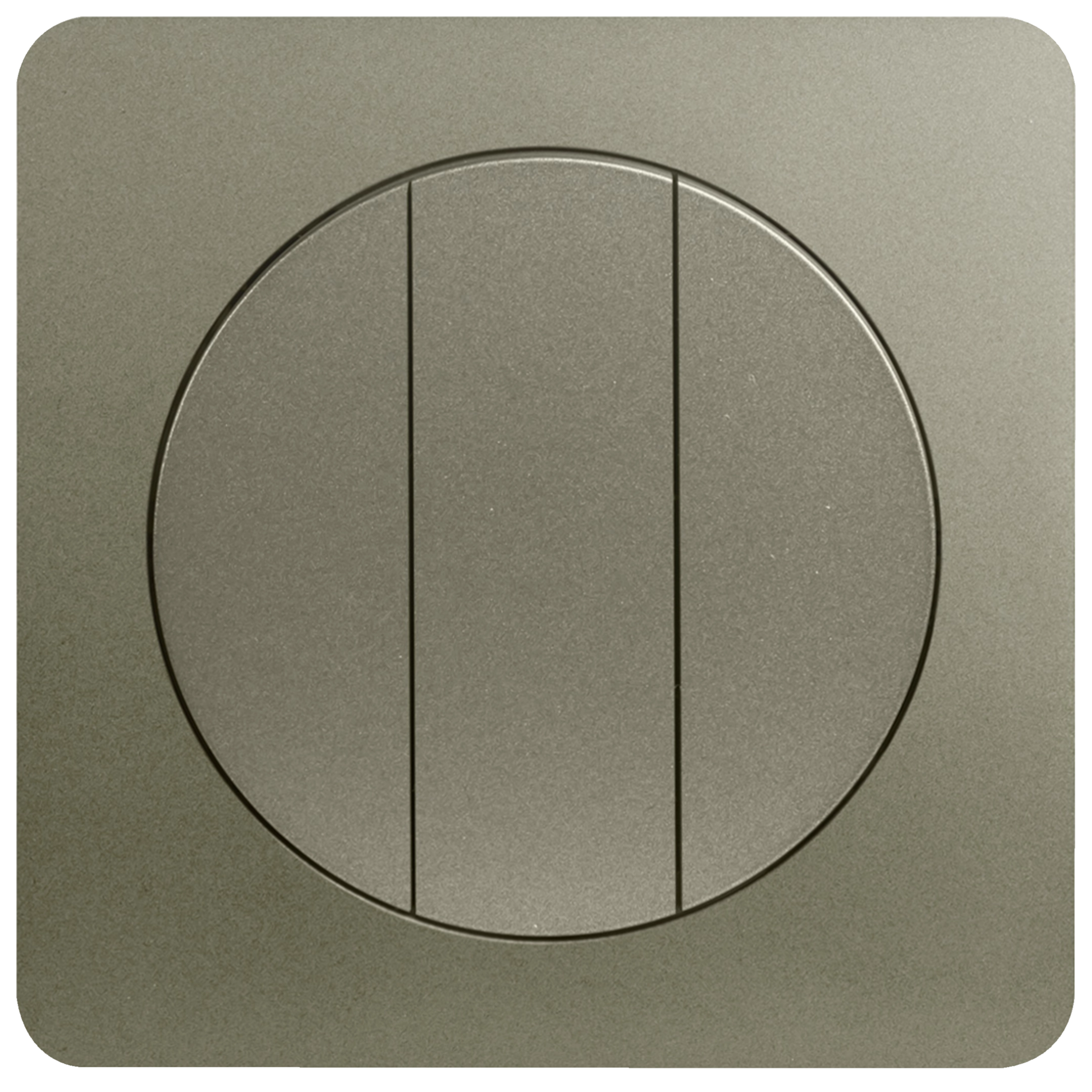 16AX 3G 1W round switch;nb • WGCXR131NB | Hager