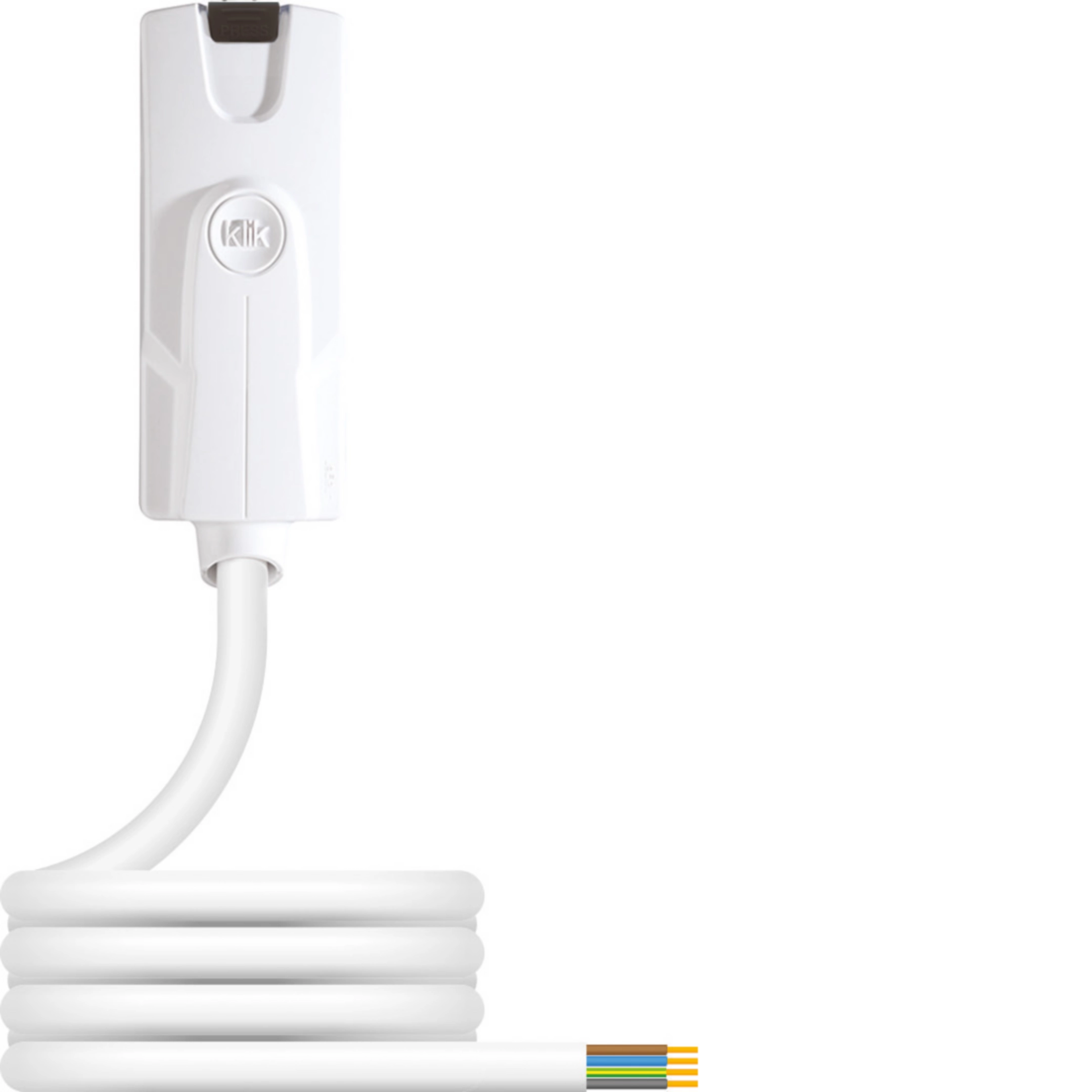 10A Switch Drop 5m 1mm 4 Core P-W • K7F5M1WDCA | Hager